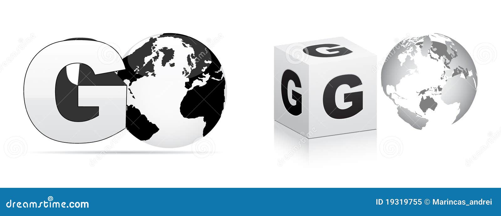 Go design stock vector. Illustration of pictogram, word - 19319755