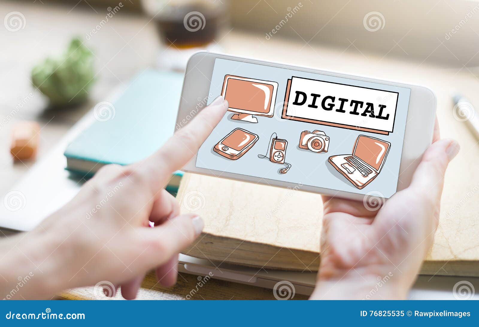 Go Digital Electronics Technology Concept Stock Image - Image of ...