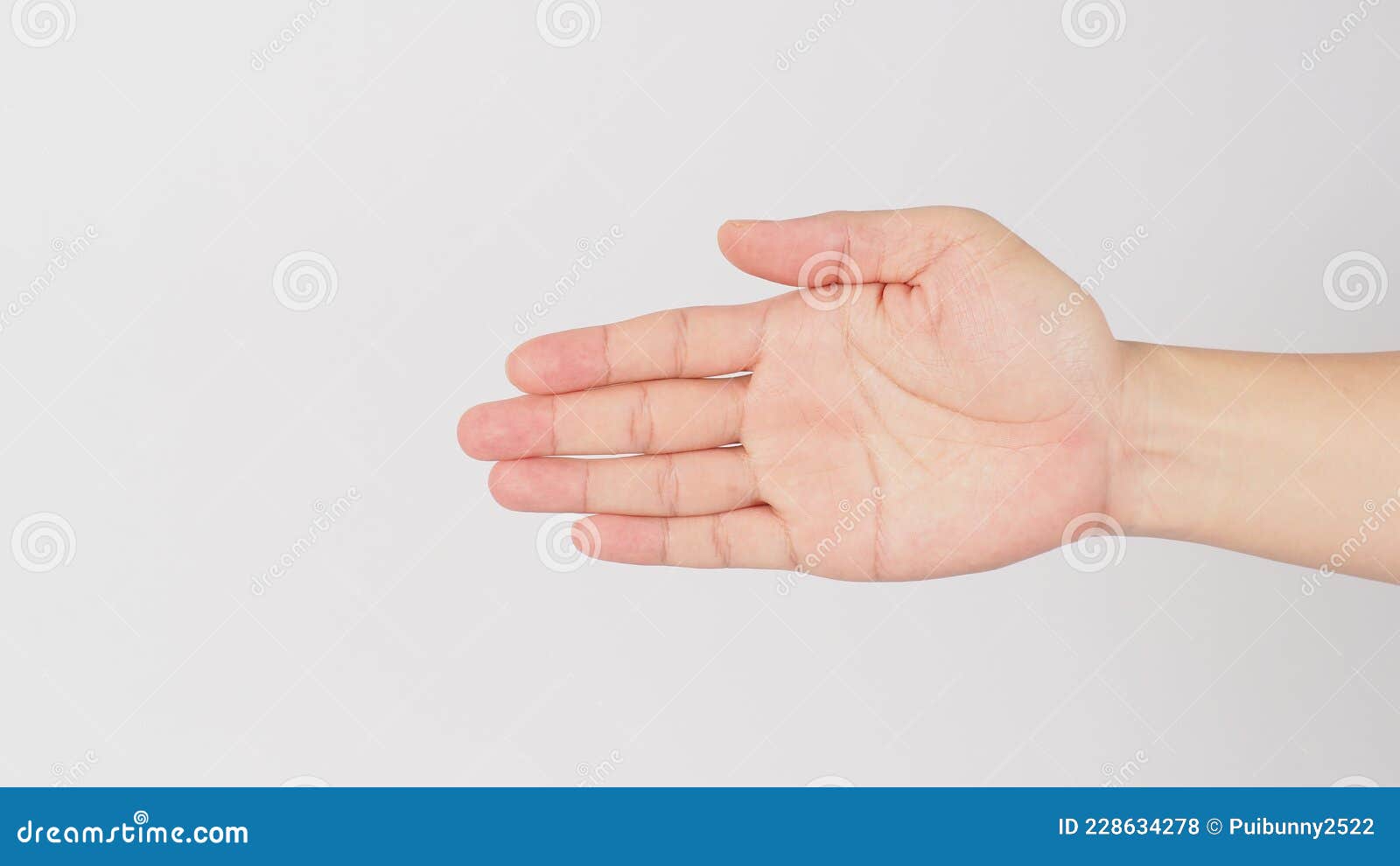Hand Flat Palm Down