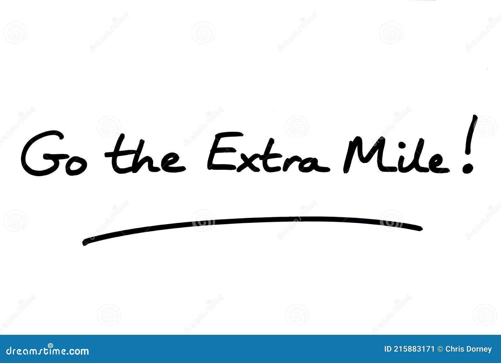 Go the Extra Mile stock illustration. Illustration of effort - 215883171
