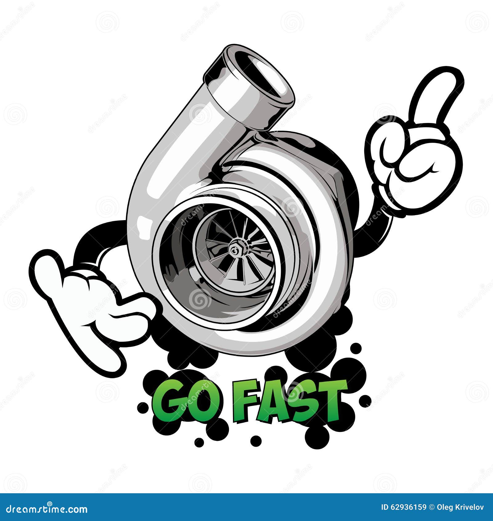 Go Fast stock vector. Illustration of modification, turbo - 62936159