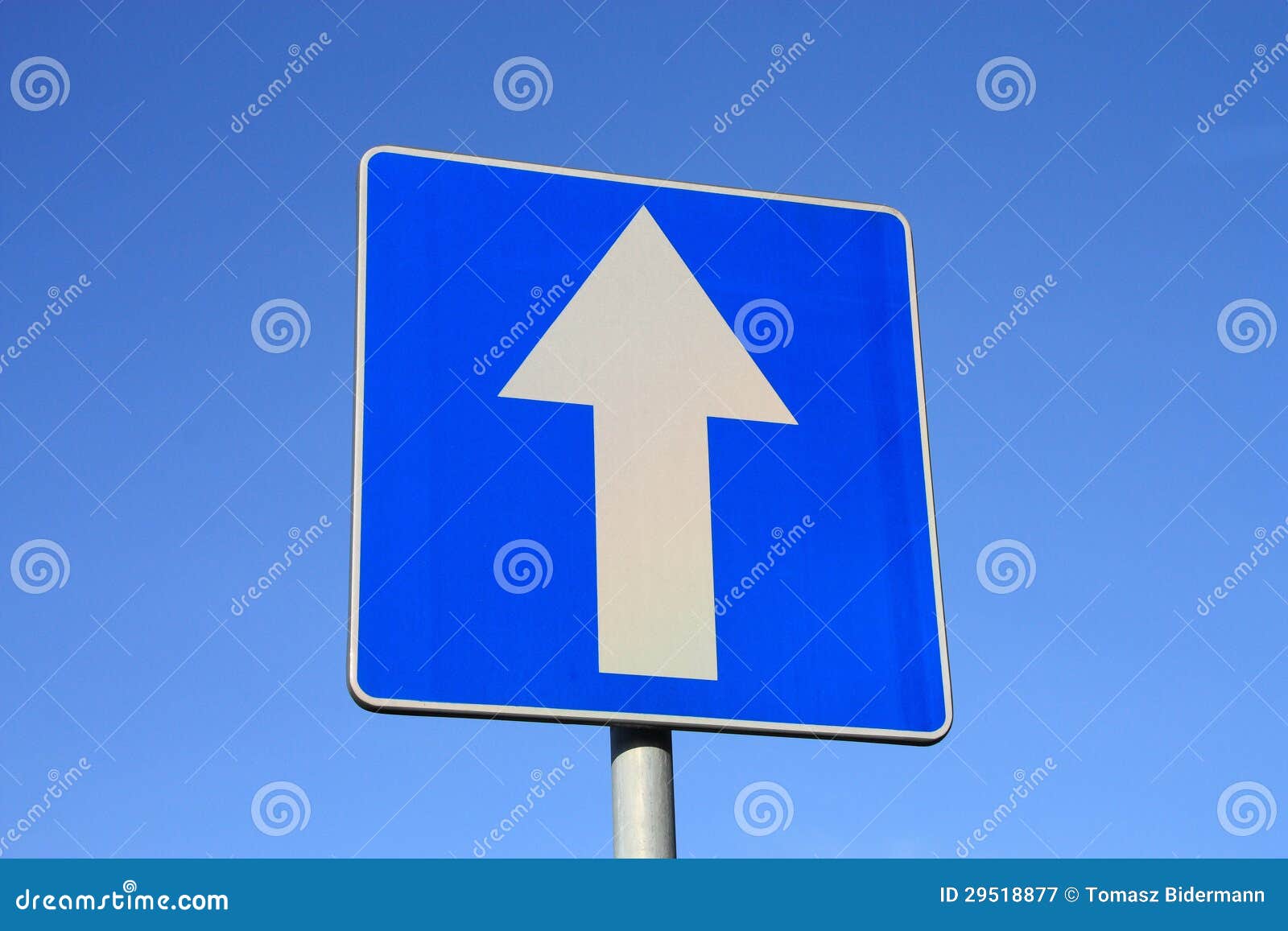 Go forward only stock image. Image of restrictive, traffic - 29518877