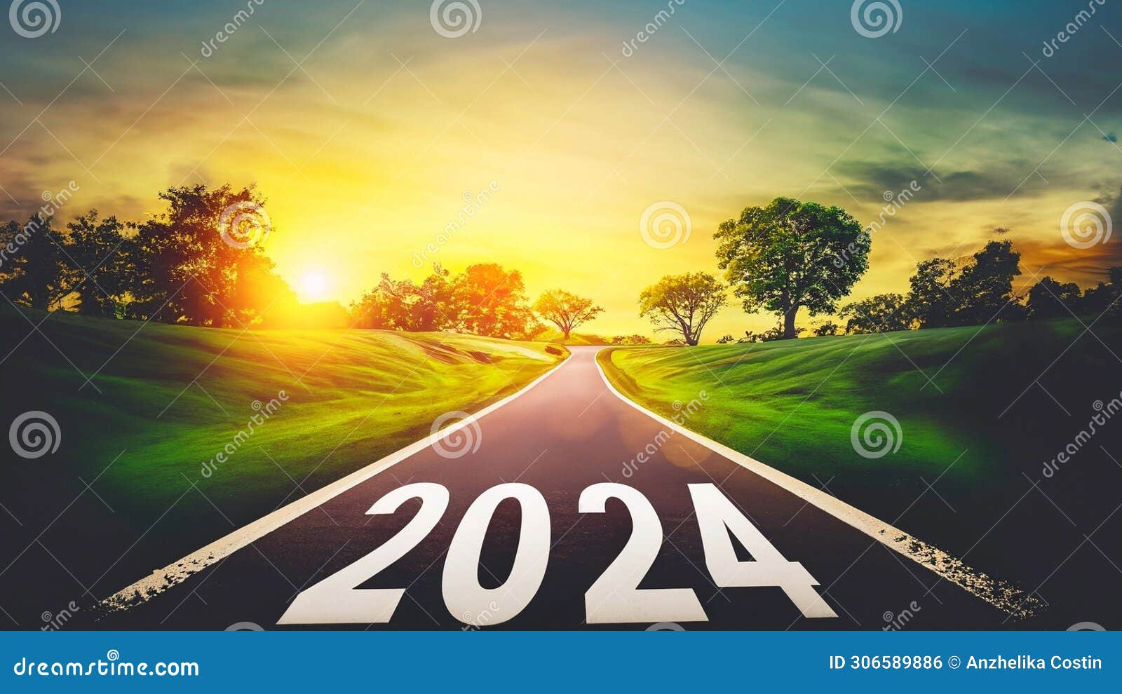 Go Forward Concept. Passing Time Future, Life Plan Change, Work Start ...