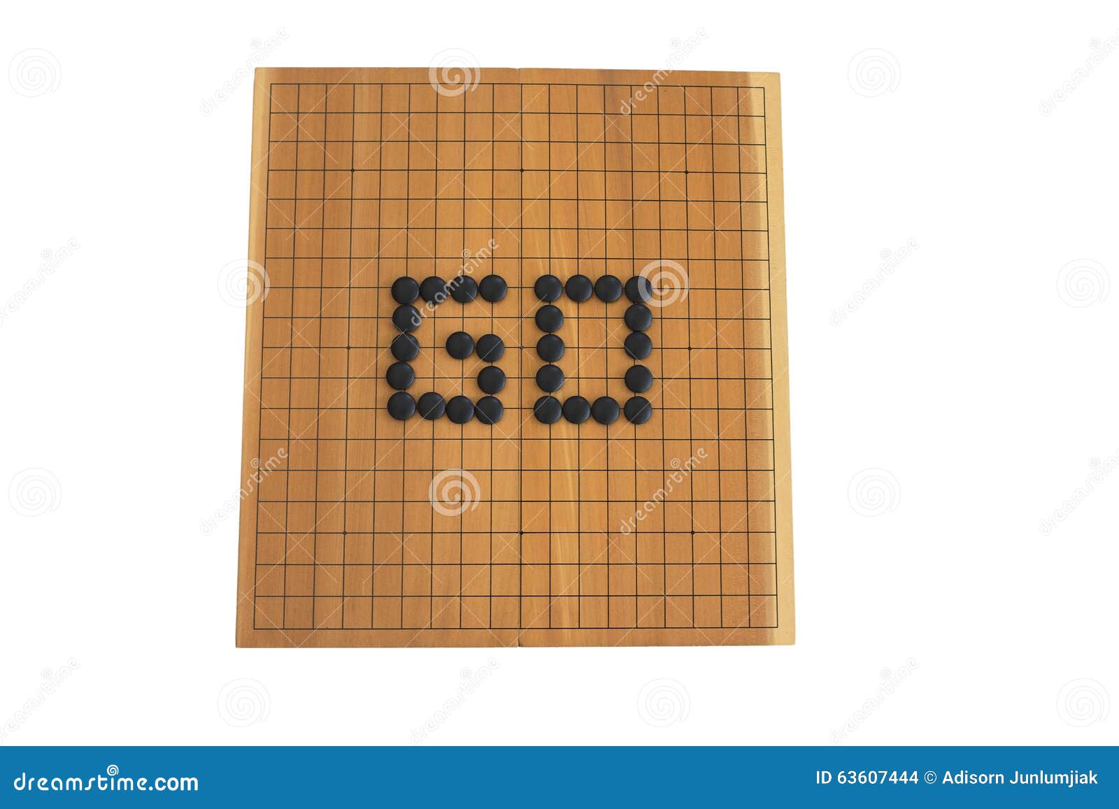 Go game board stock photo. Image of japan, point, desk - 63607444