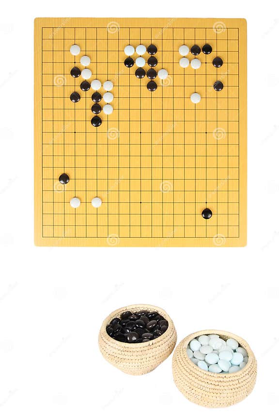 Go game in play stock photo. Image of board, white, asian - 9386524