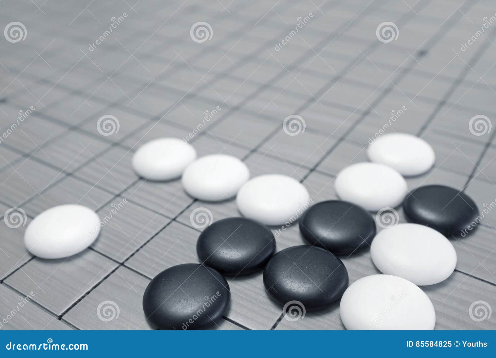 Go Game Or Weiqi Chinese Board Game Royalty-Free Stock Image ...
