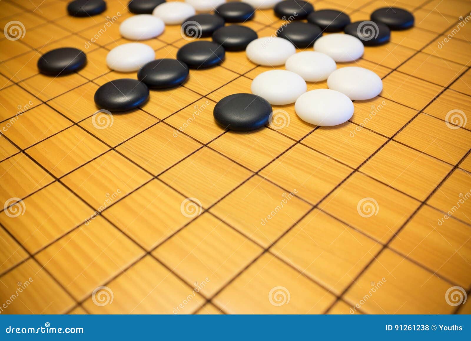 Go Game Or Weiqi Chinese Board Game Royalty-Free Stock Image ...
