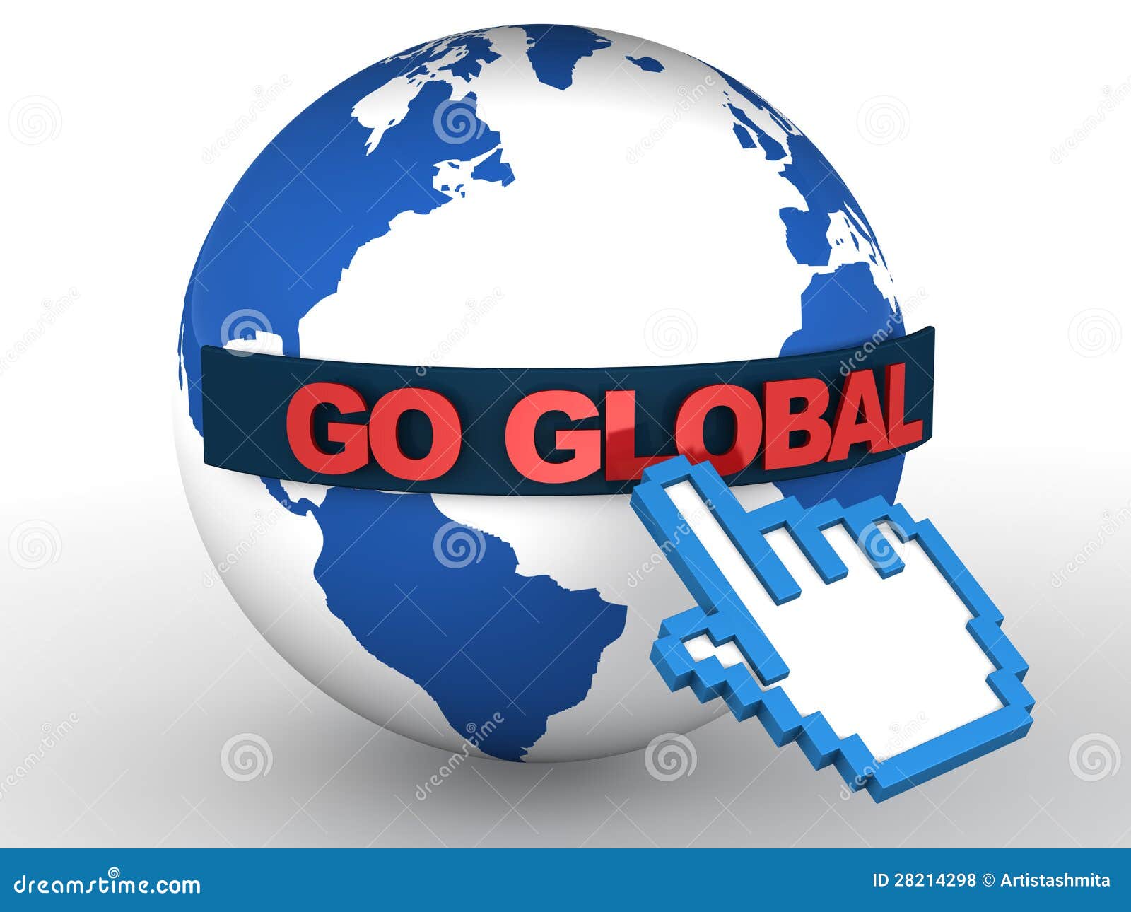 Go global stock illustration. Illustration of activity - 28214298