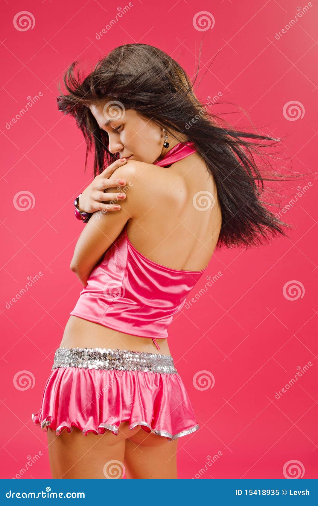 Go-go dancer stock image. Image of disco, caucasian, vibrant - 15418935