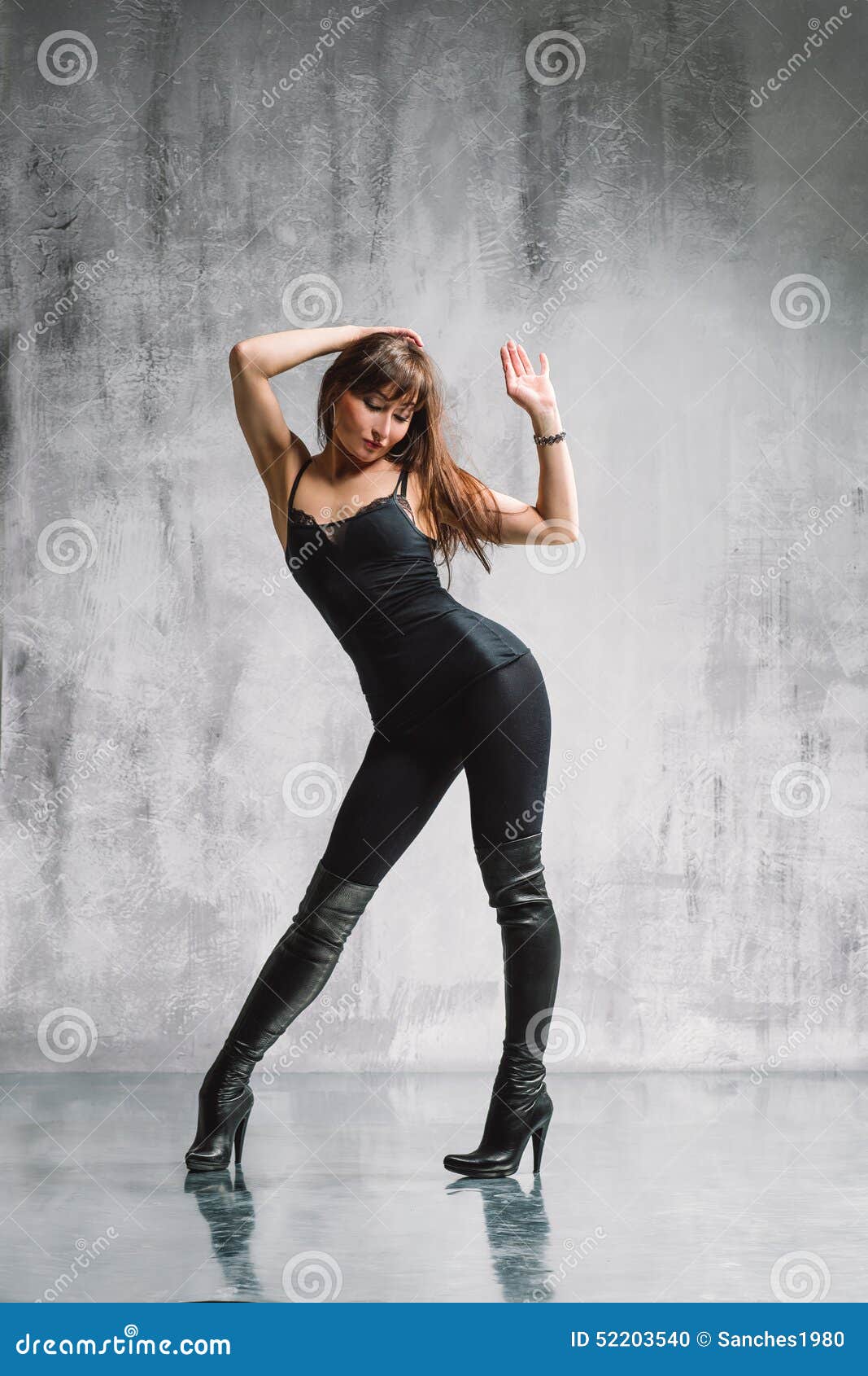 Go-go dancer stock photo. Image of cute, femininity, fashion - 52203540