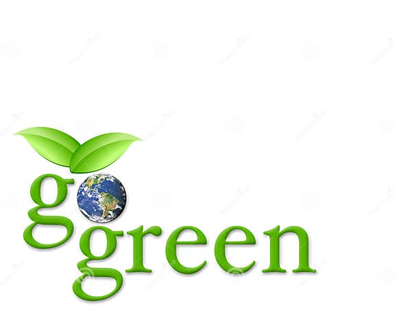 Go green stock illustration. Illustration of border, decor - 18904190