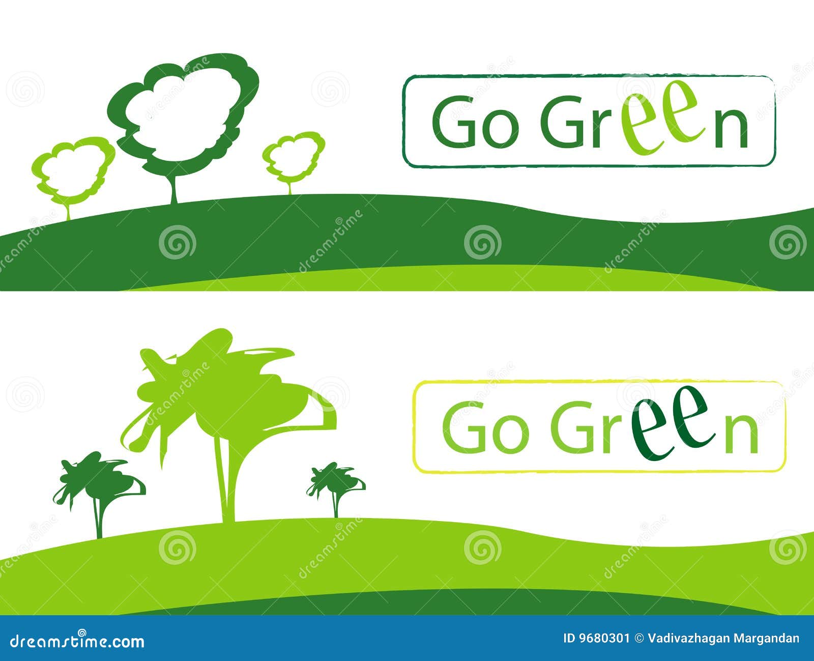 Go green stock illustration. Illustration of saving, natural - 9680301