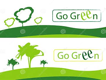 Go green stock illustration. Illustration of saving, natural - 9680301