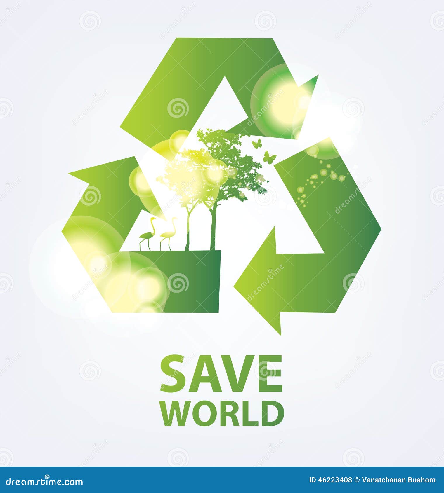 Go green concept stock illustration. Illustration of conservation ...