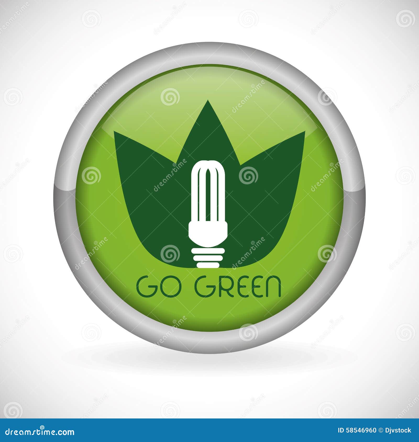 Go green design stock vector. Illustration of contribution - 58546960