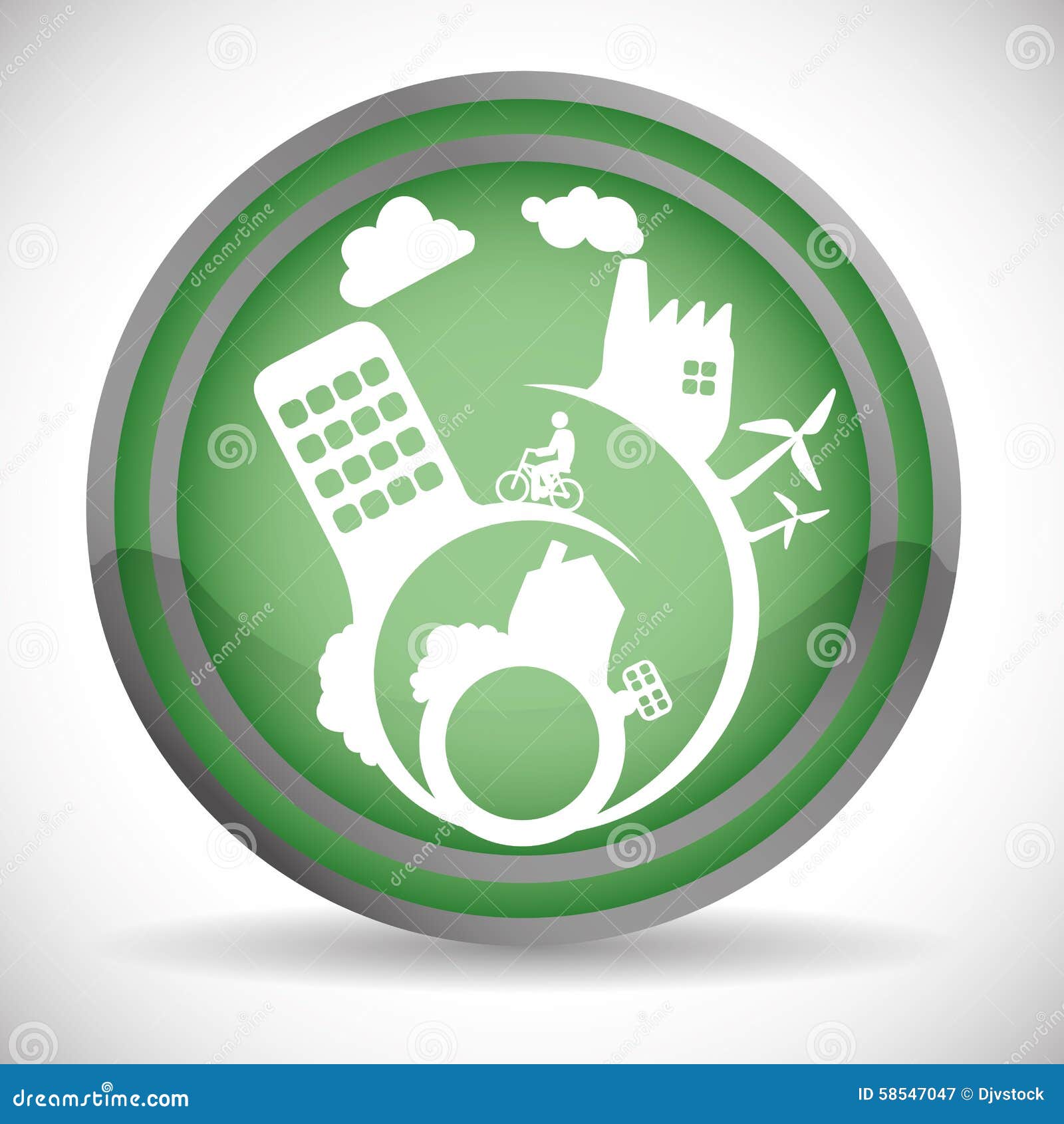 Go green design stock vector. Illustration of environment - 58547047