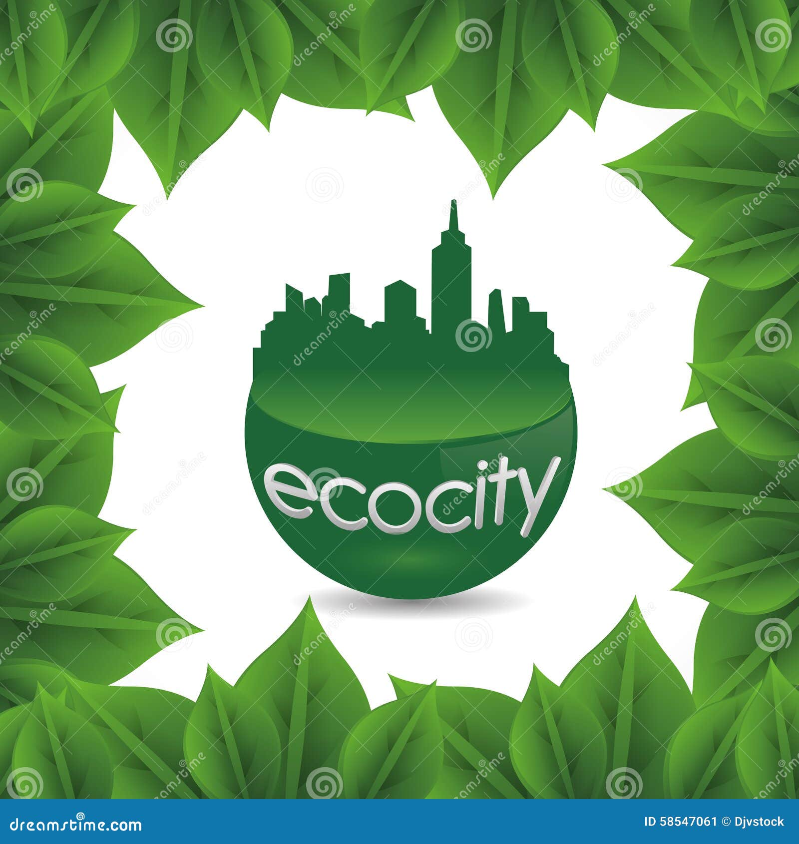Go green design stock vector. Illustration of sustainable - 58547061