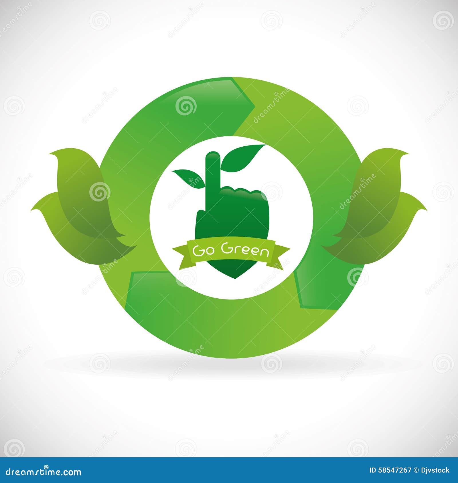 Go green design stock vector. Illustration of ecology - 58547267