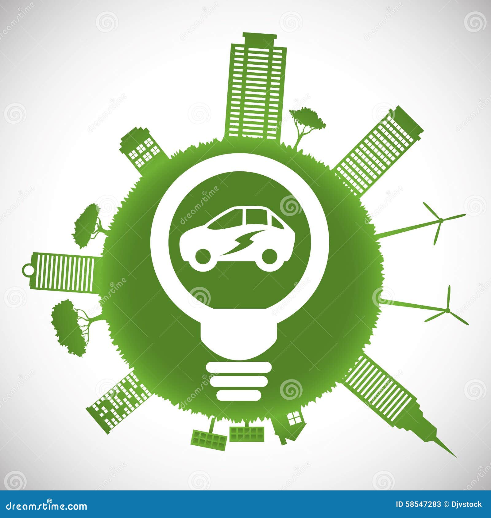 Go green design stock vector. Illustration of green, contribution ...