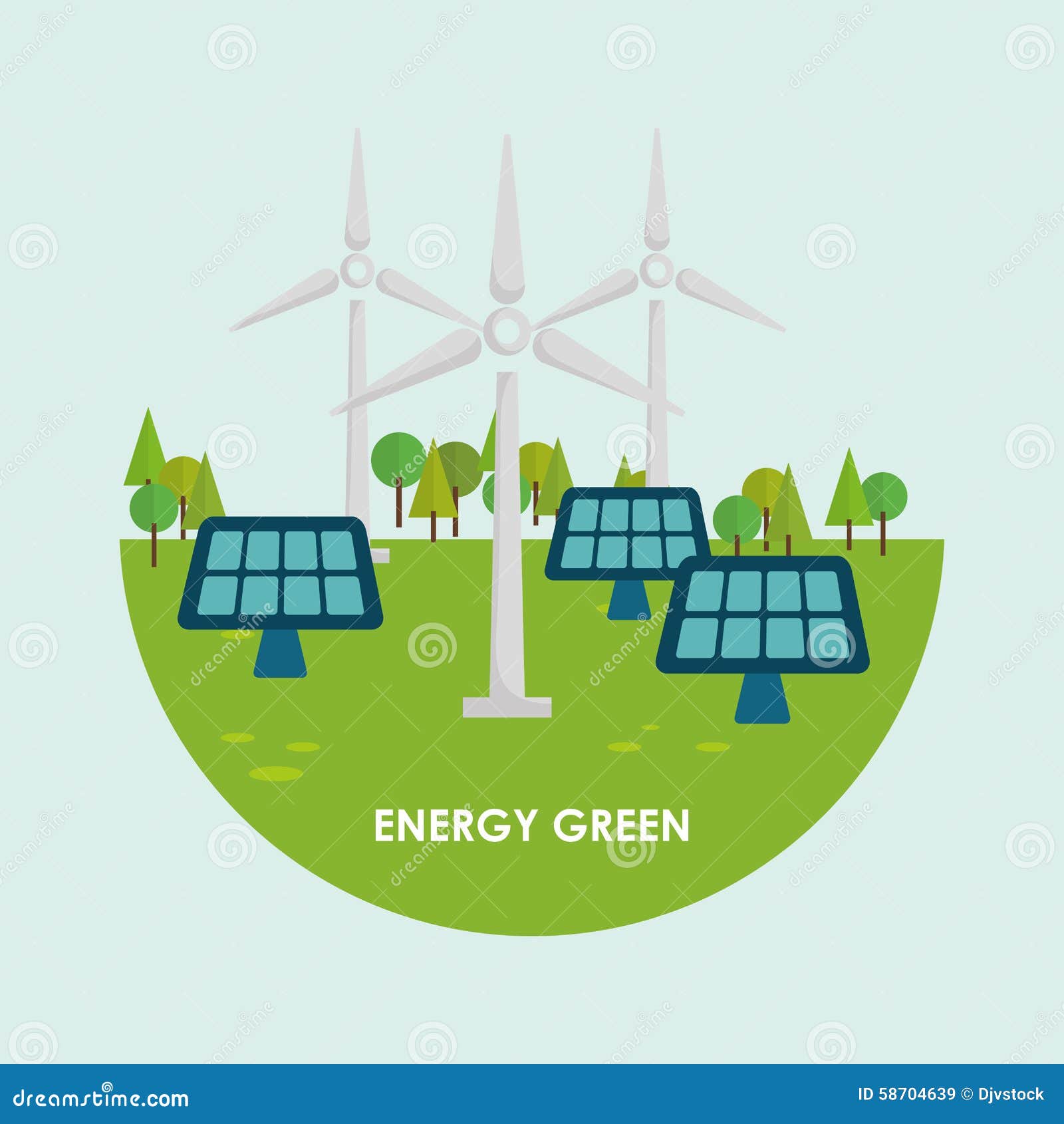 Go green design. stock vector. Illustration of natural - 58704639