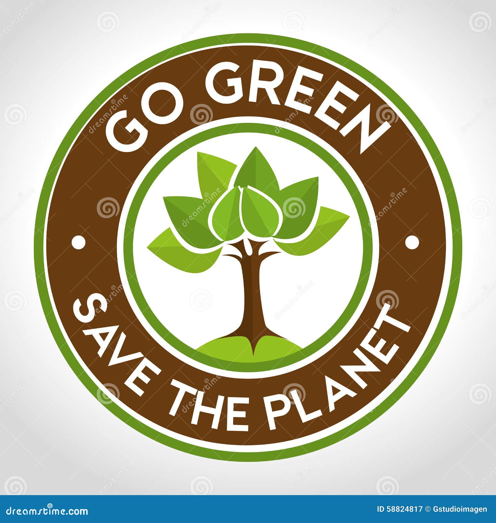 Go green design. stock vector. Illustration of advice - 58824817