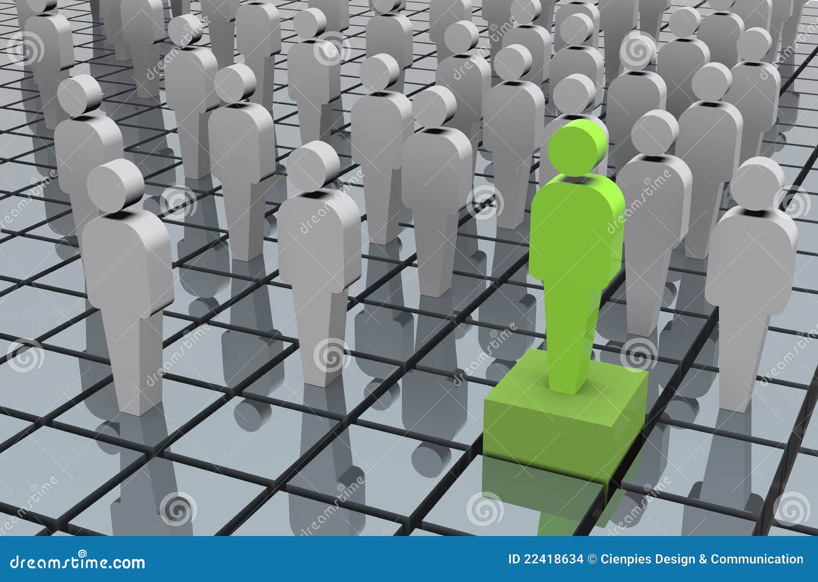 Go Green Leadership Illustration Stock Illustration - Illustration of ...