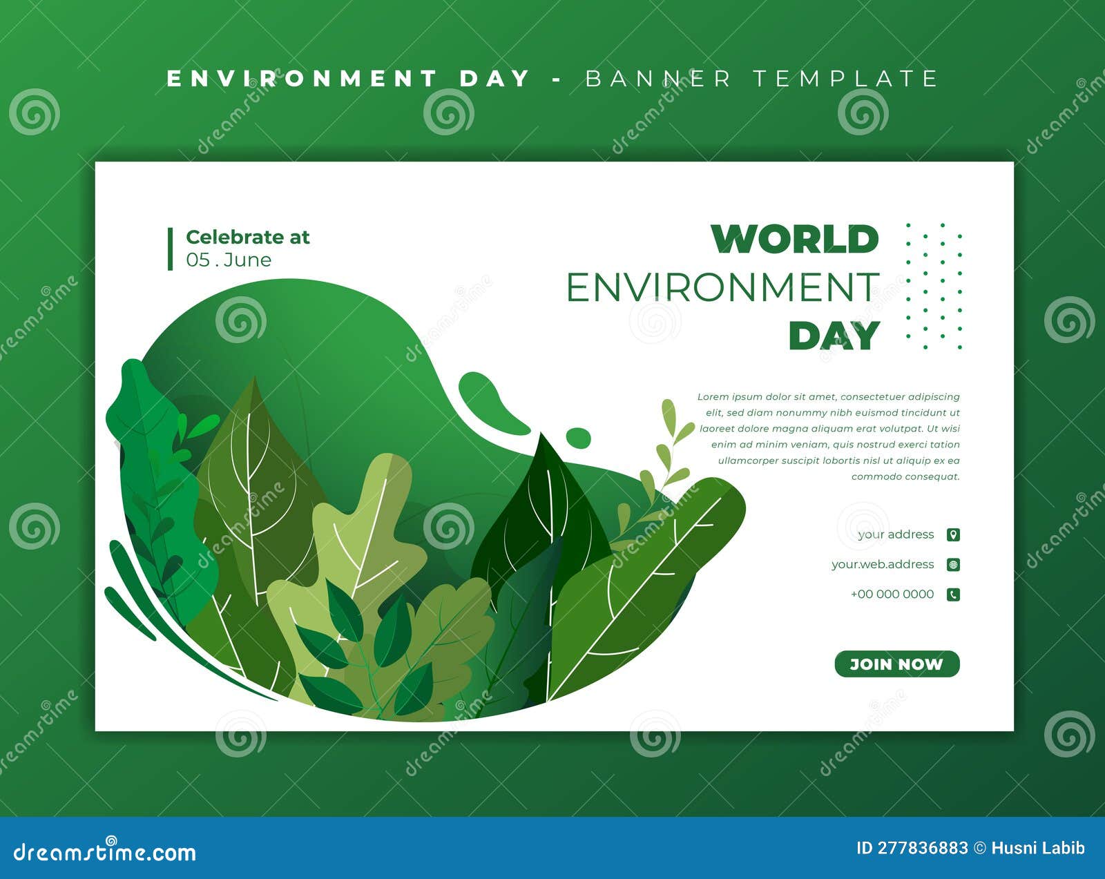 Go Green with Leaves Design in White Background for Environment ...