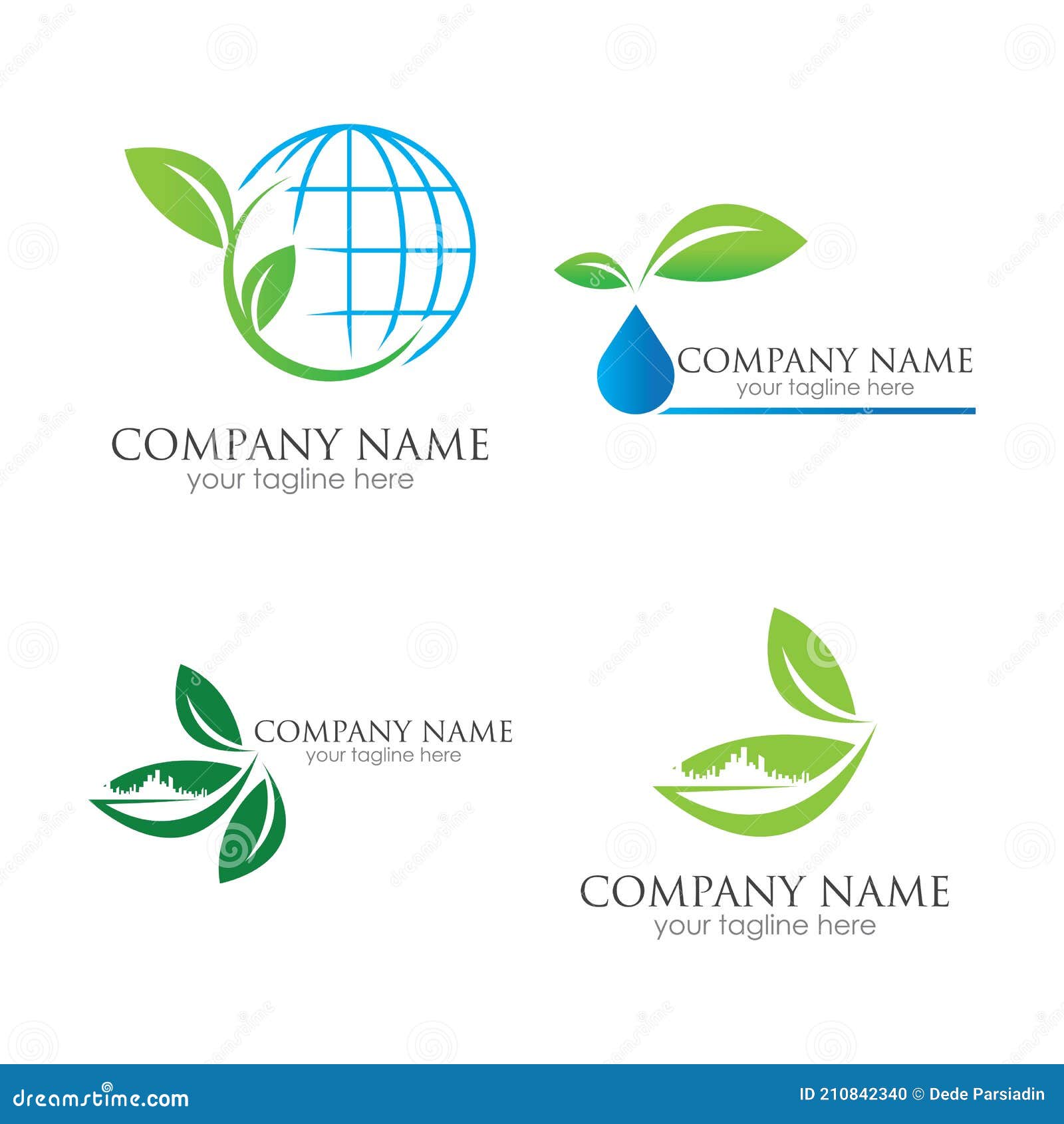 Go Green Logo Symbol Vector Illustration Design Template Stock Vector ...