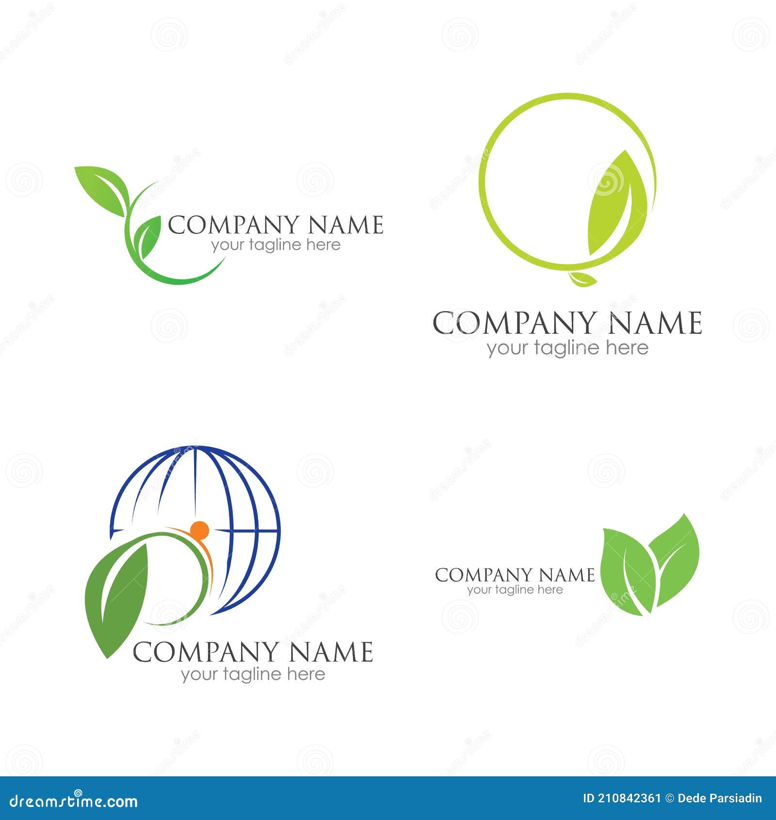 Go Green Logo Symbol Vector Illustration Design Template Stock Vector ...