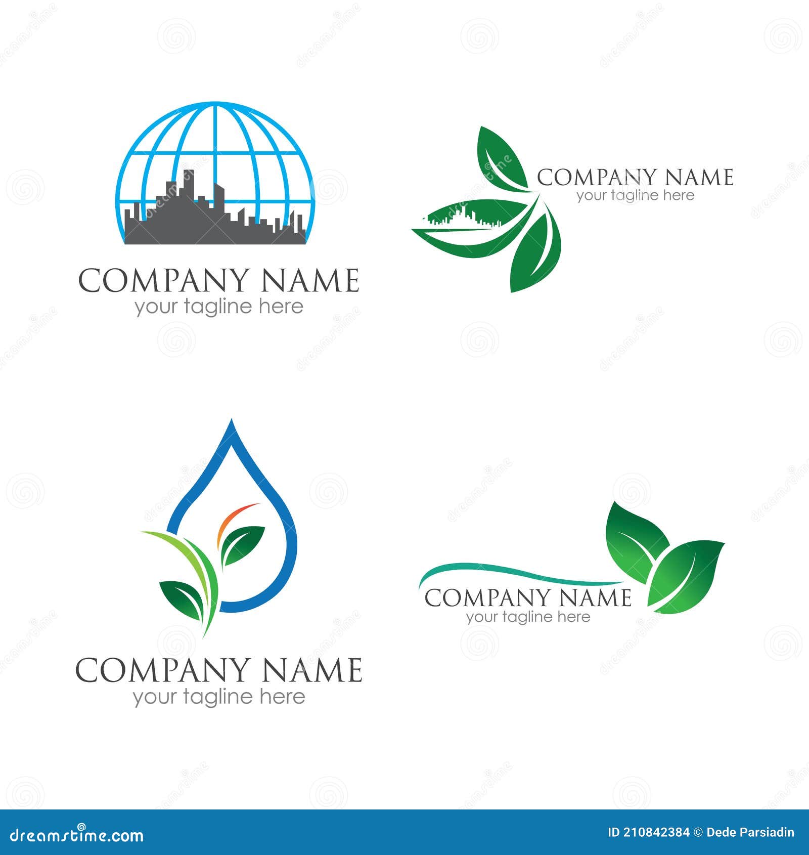 Go Green Logo Symbol Vector Illustration Design Template Stock Vector ...