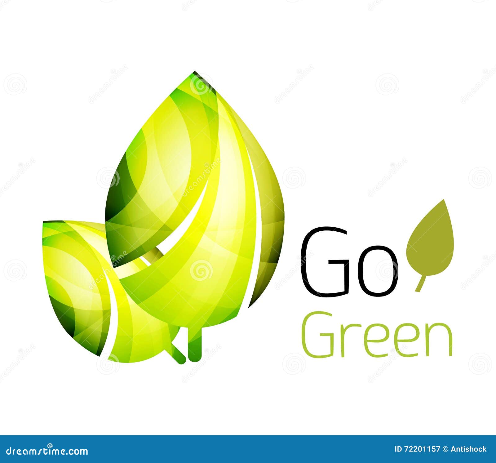 Go green nature concept stock illustration. Illustration of friendly ...