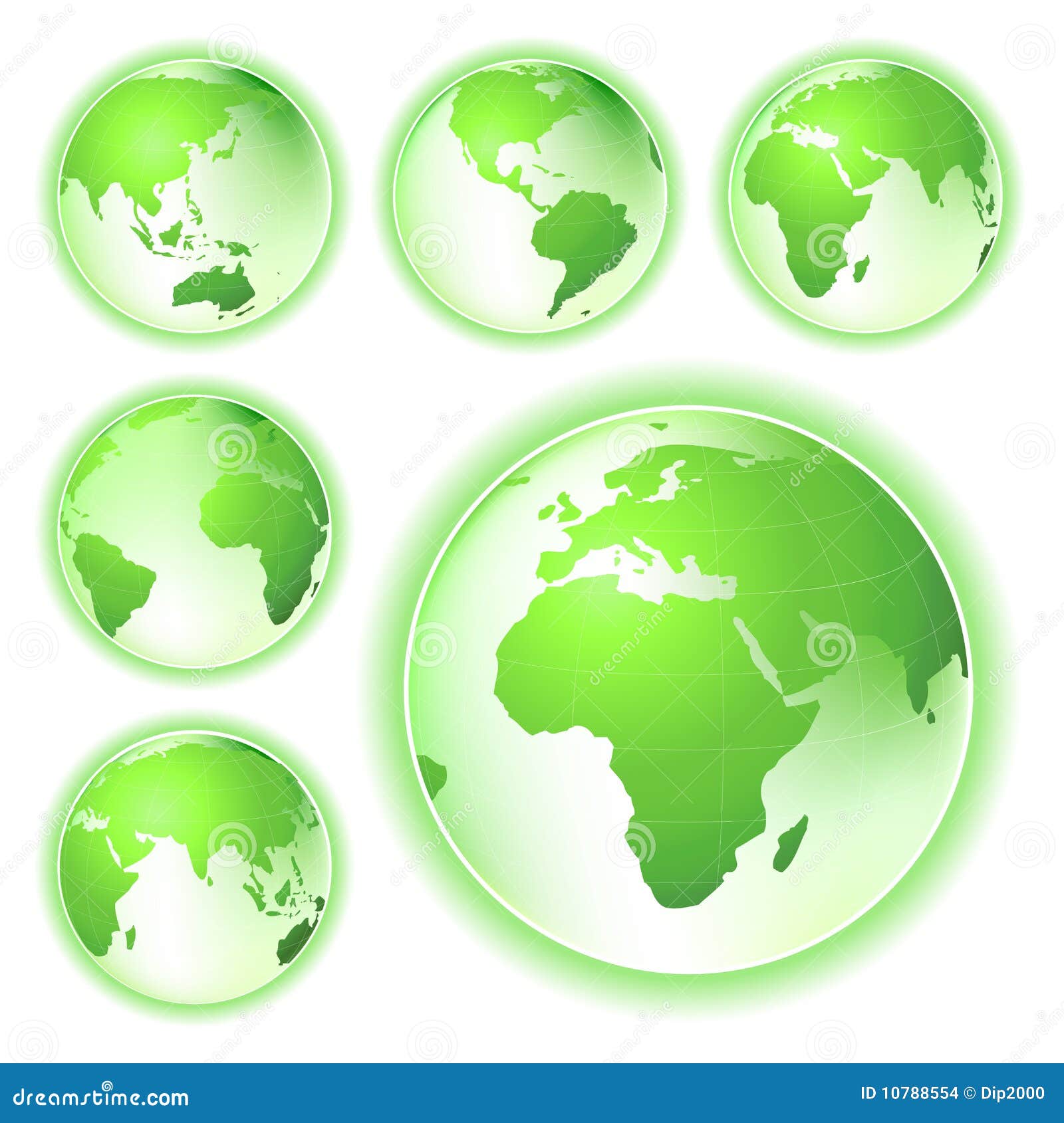 Go Green Planet Earth Maps Vector Illustration | CartoonDealer.com ...