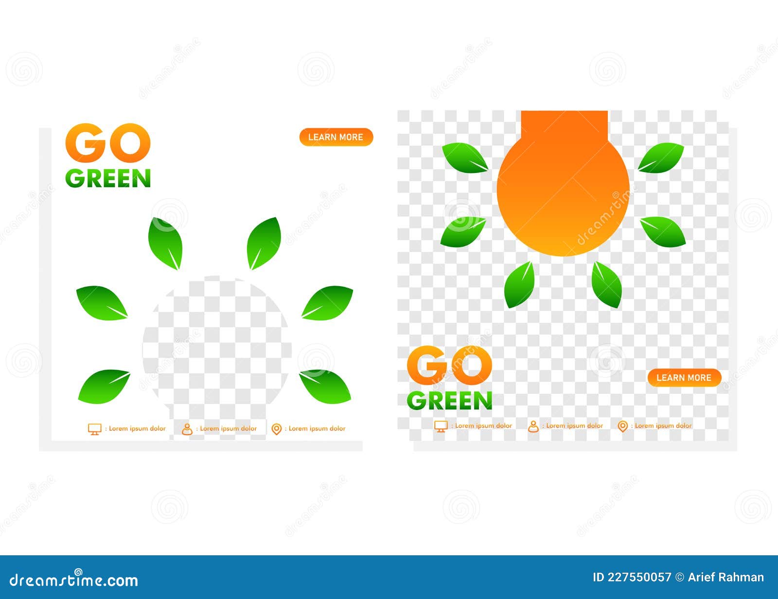 Go Green Social Media Post Template. Social Media Post for Go Green ...