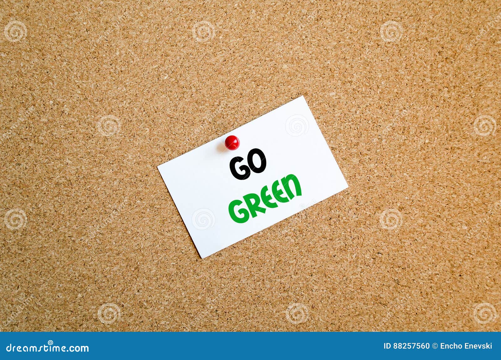 Go green text concept stock photo. Image of office, ecology - 88257560