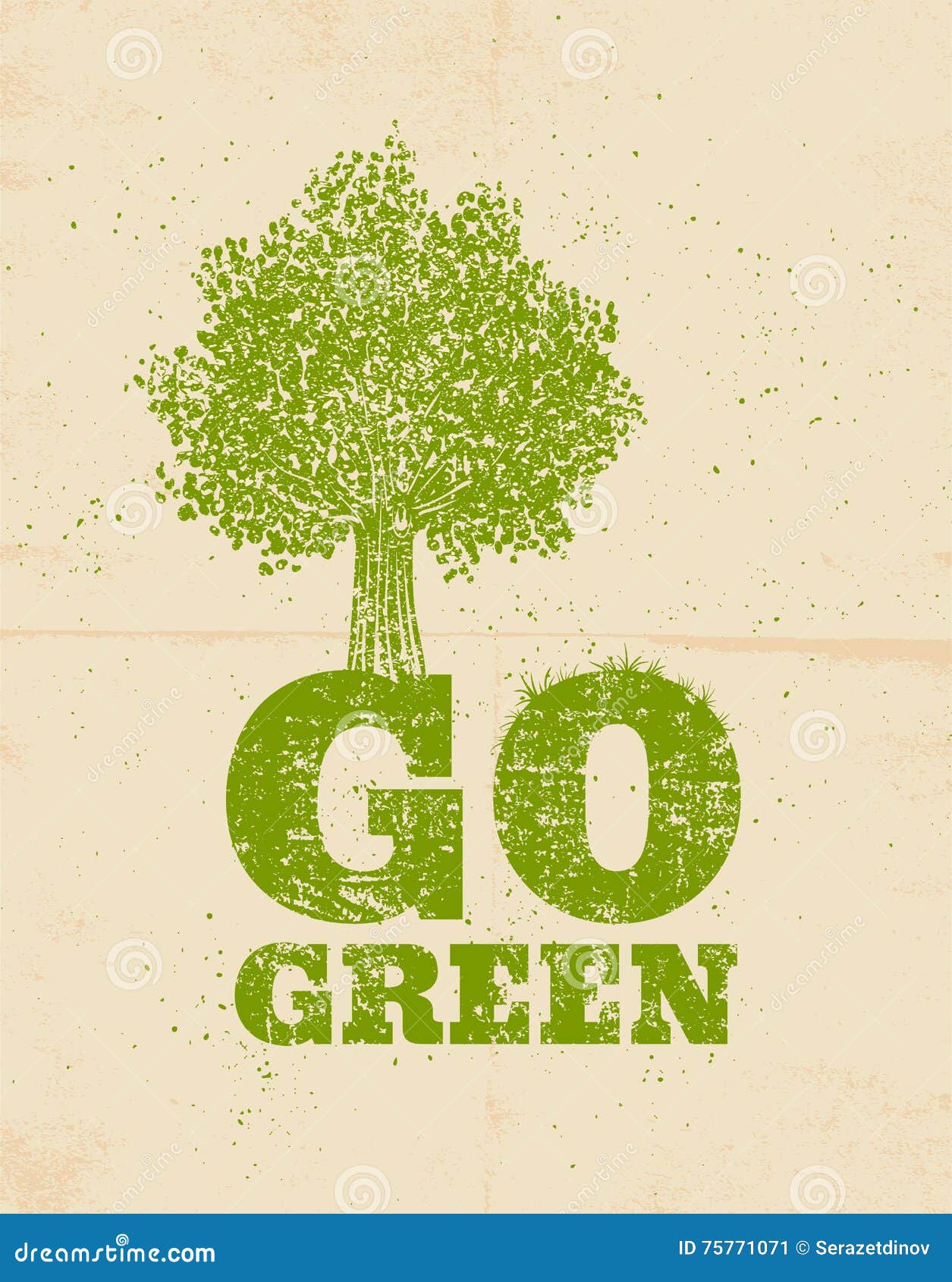 Go green stock vector. Illustration of conservation, food - 75771071