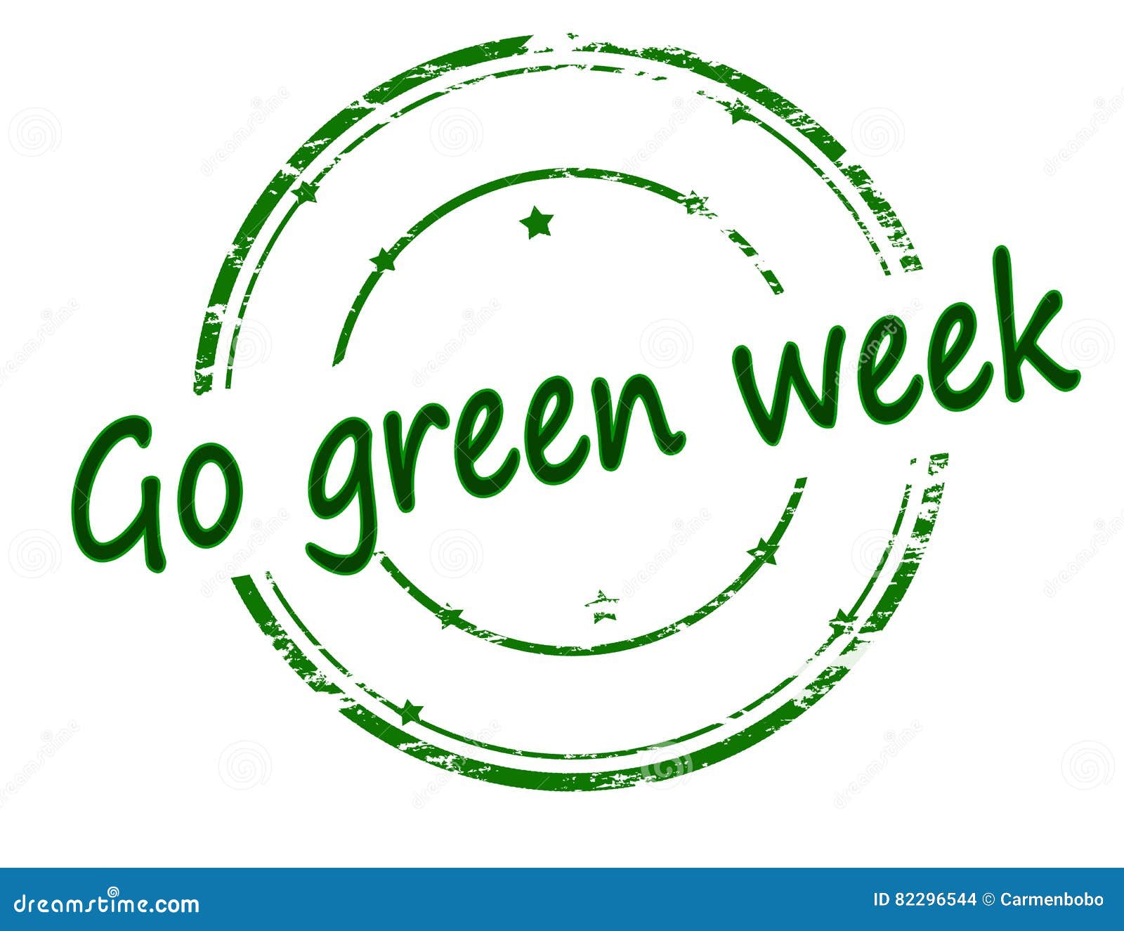 Go green week stock illustration. Illustration of round - 82296544