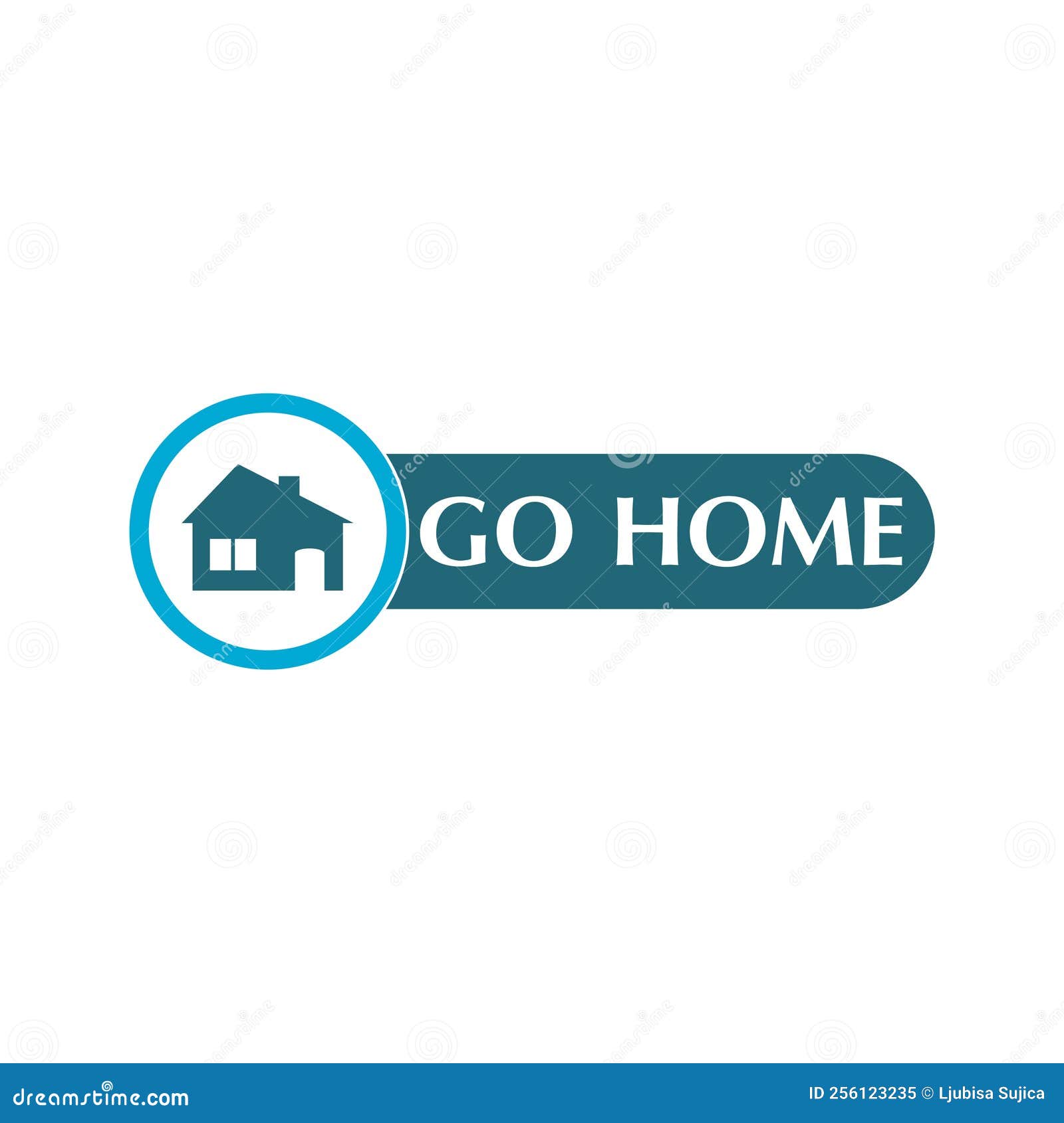 Go Home Icon. Simple Home, Home Logo Isolated on White Background Stock ...