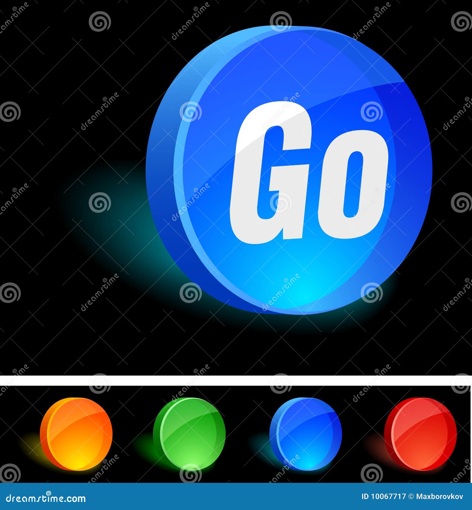 Go Icon. stock vector. Illustration of computer, shadow - 10067717
