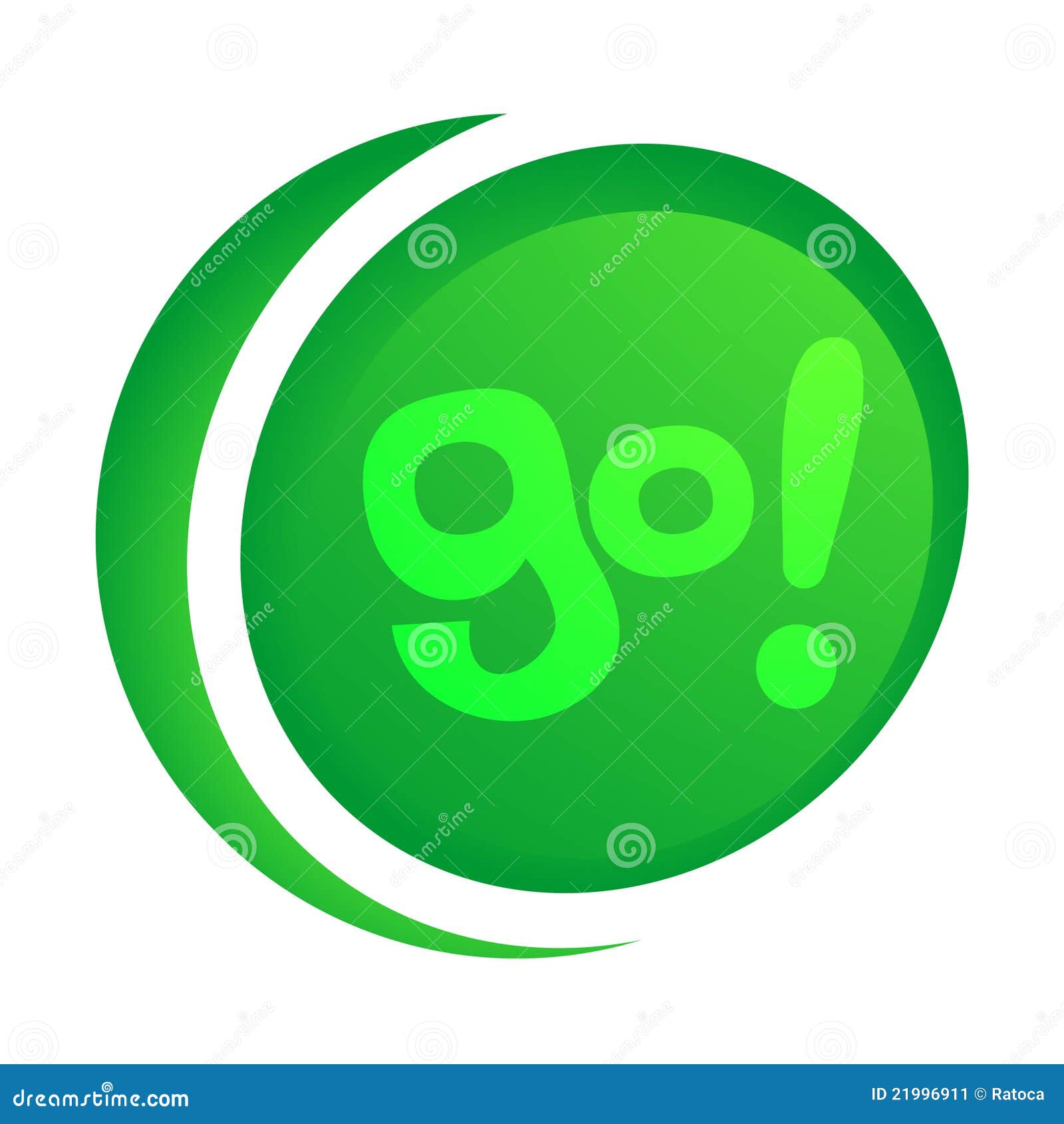 Go icon stock vector. Illustration of emblem, innovation - 21996911