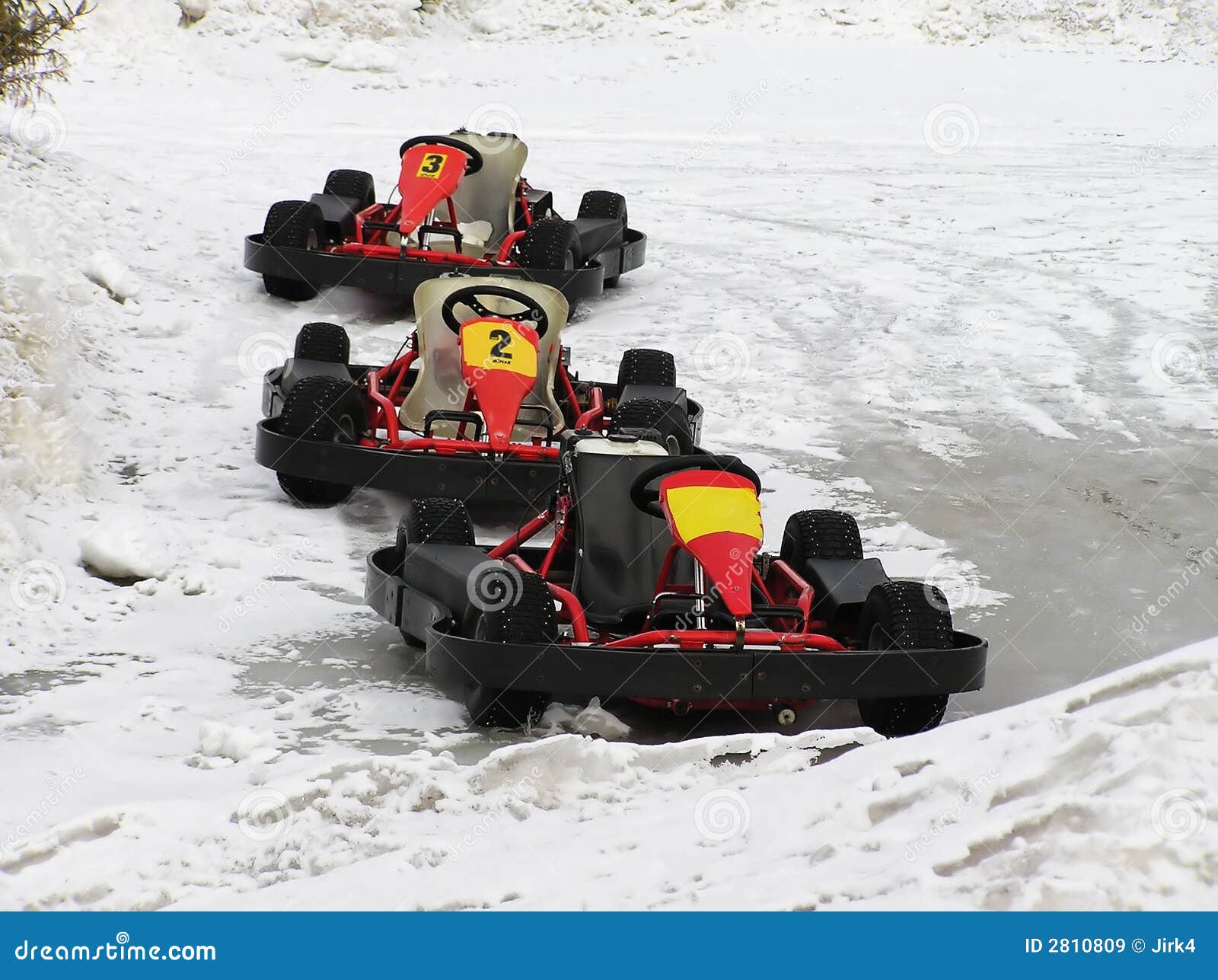 Go kart stock image. Image of empty, driving, motor, wheels - 2810809