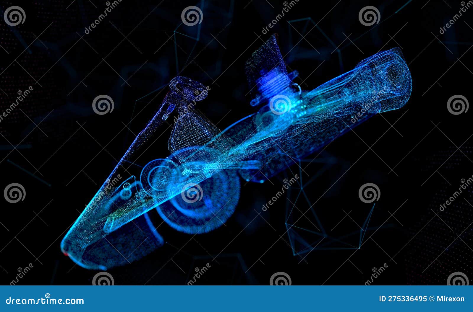 Go Kart, Kart Racing. Light Effect Particles Background Stock Image ...