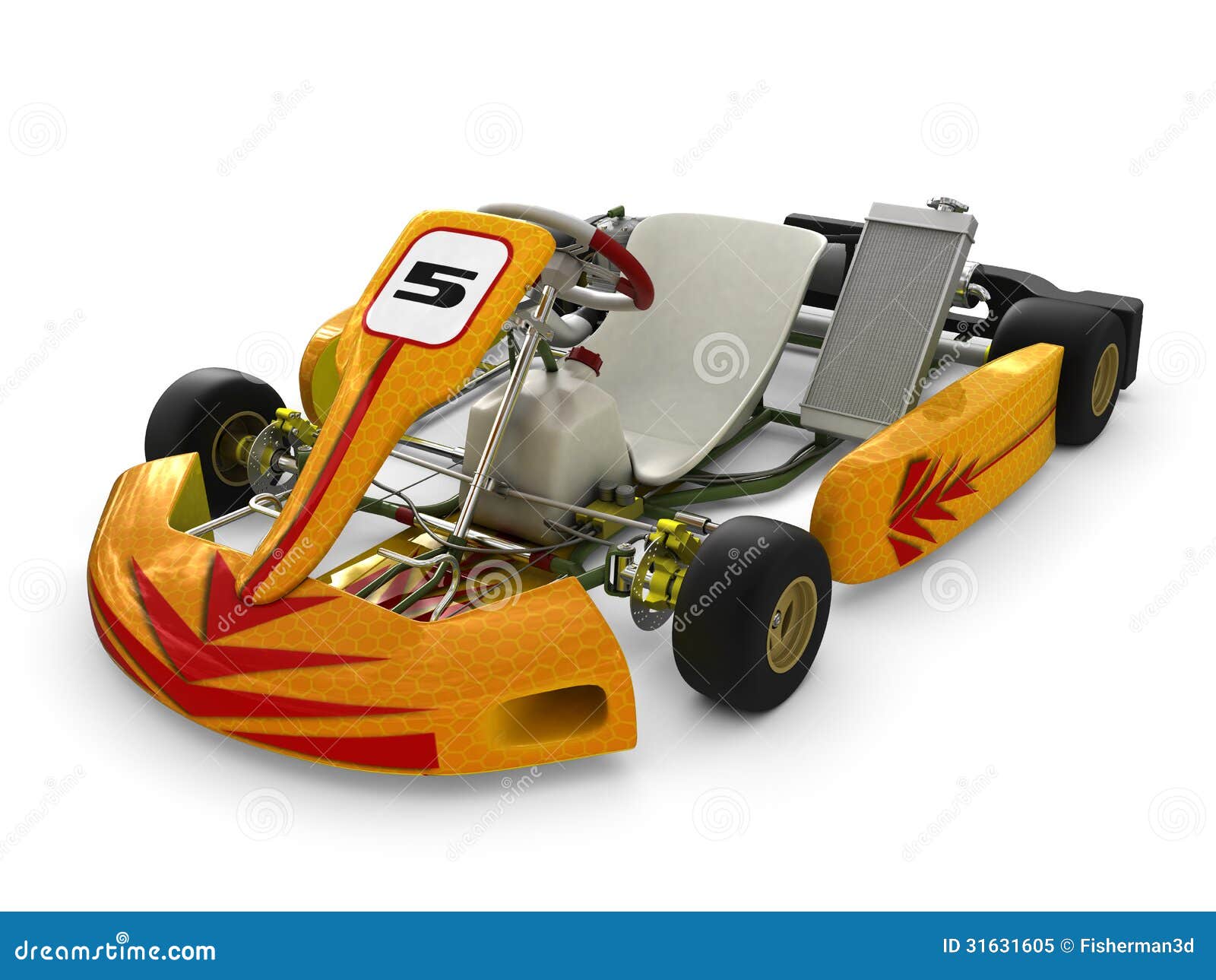 GoCart 3D Rendered Xray Blue Royalty-Free Stock Photography ...