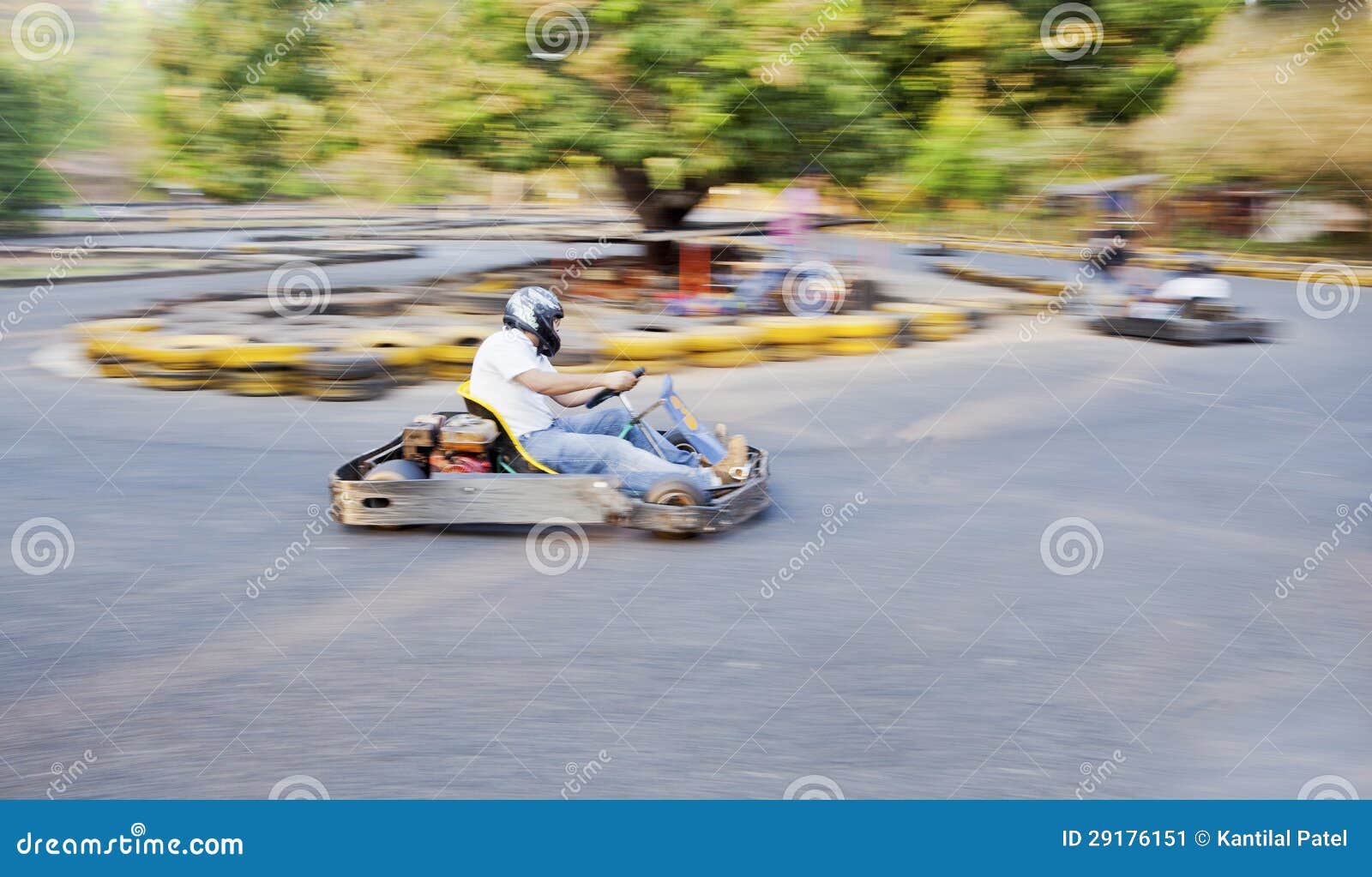 Go Kart Track Goa India stock image. Image of speeding - 29176151