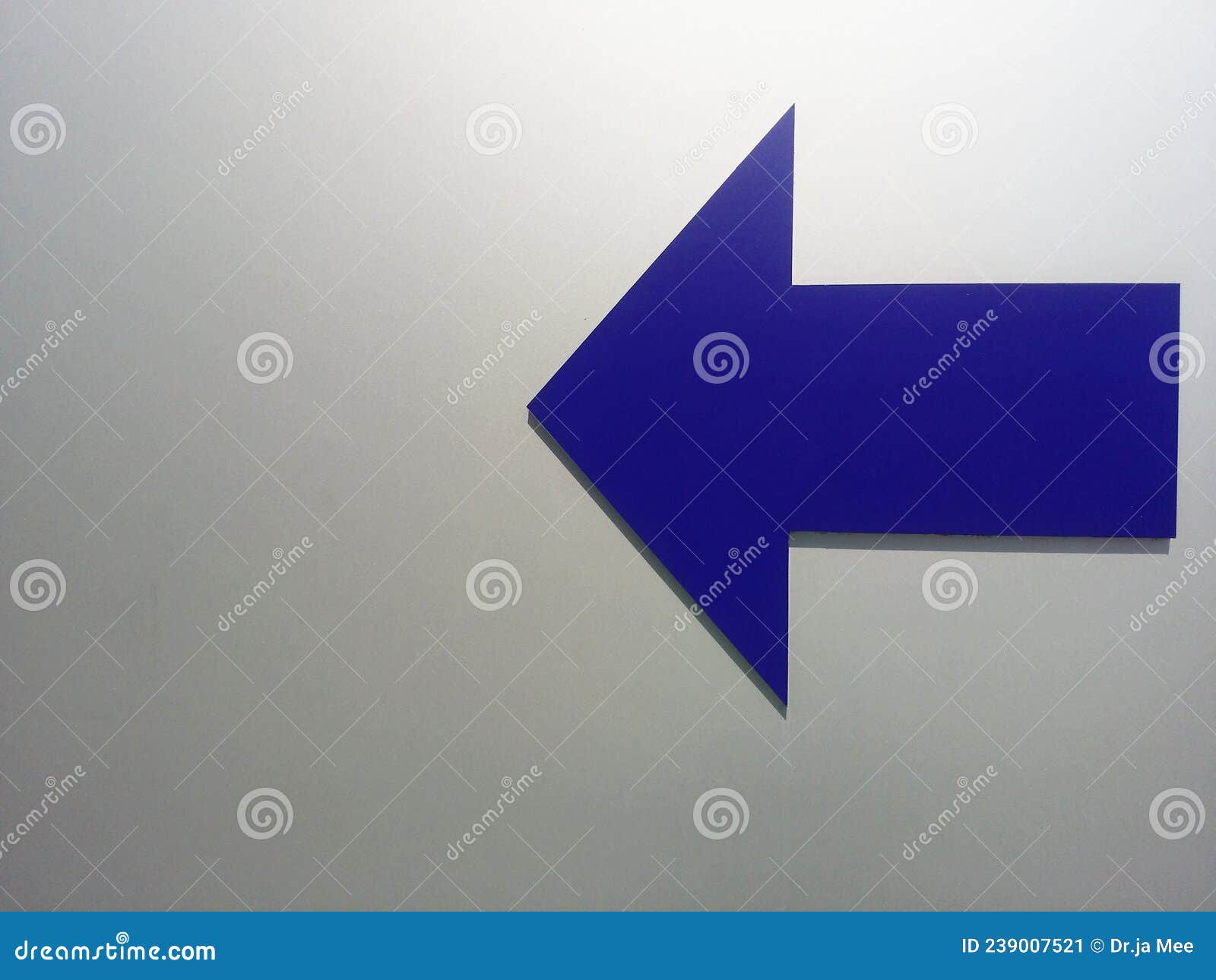 Go left blue arrow stock image. Image of board, left - 239007521