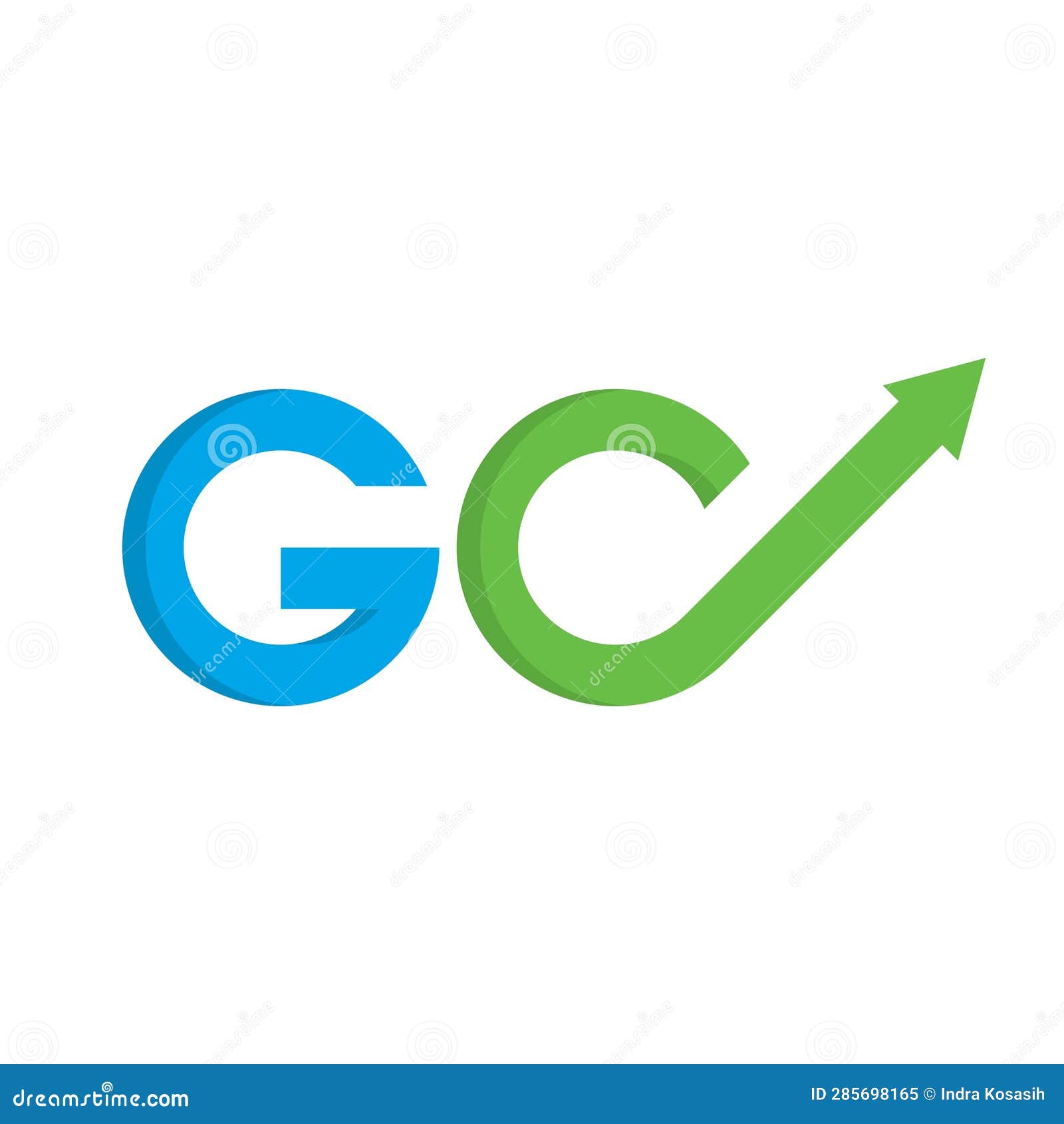 Go Letter Combined with Arrow Logo Vector Icon Illustration Stock ...