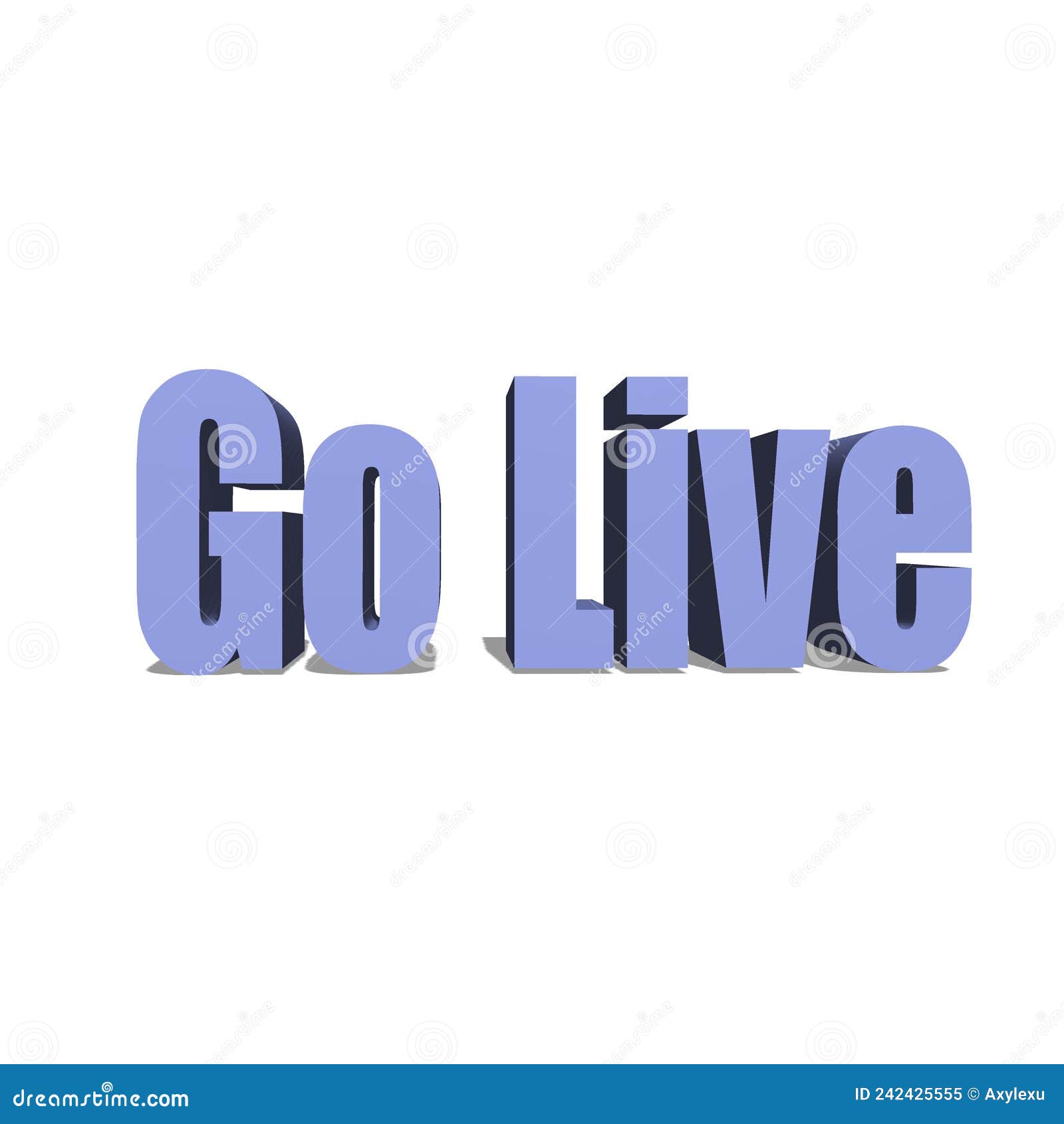 Go live logo stock illustration. Illustration of logo - 242425555