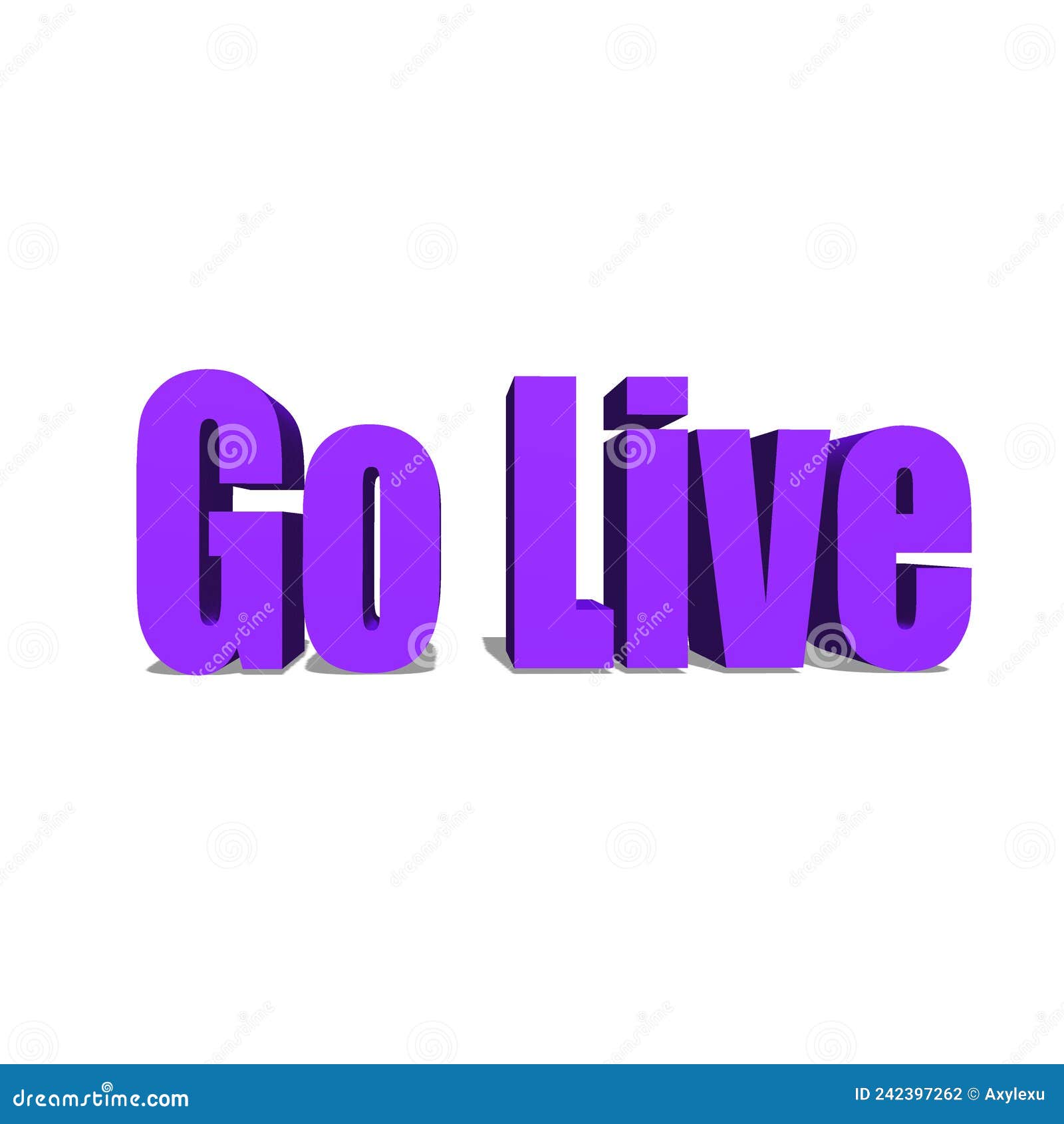Go live logo stock illustration. Illustration of birthday - 242397262