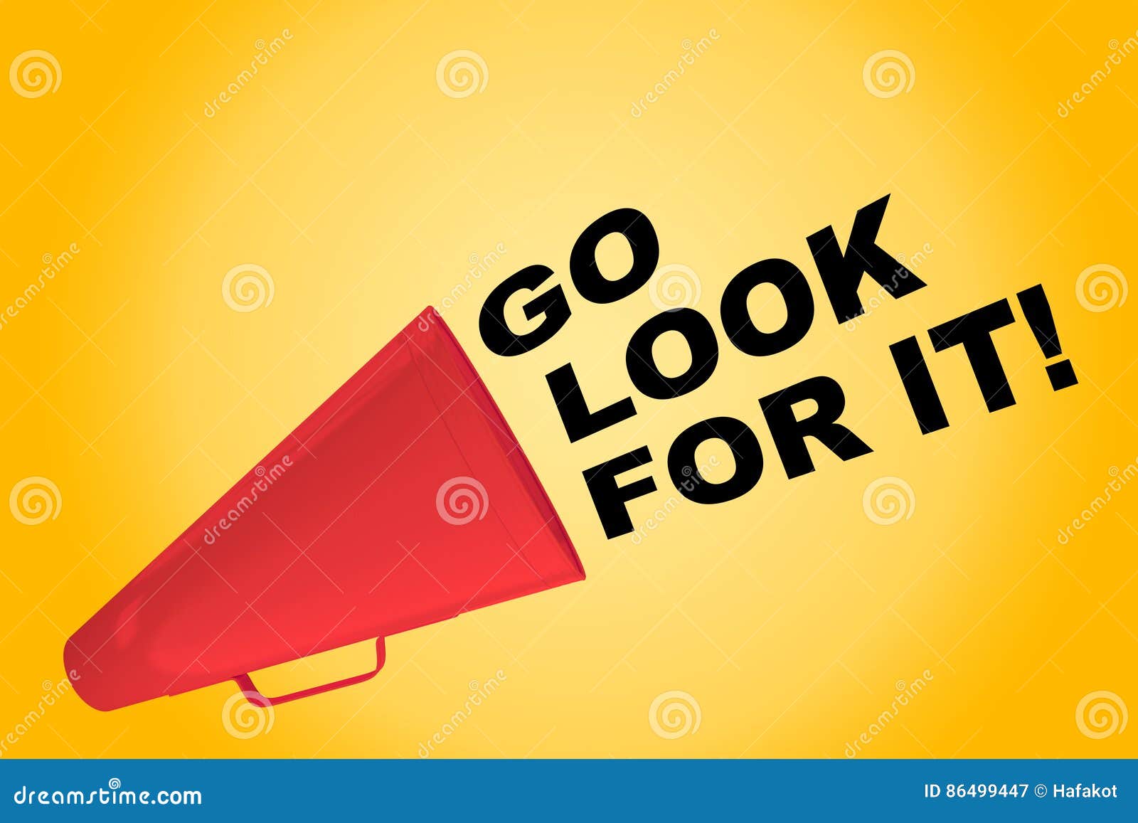 Go Look for it! concept stock illustration. Illustration of finance ...