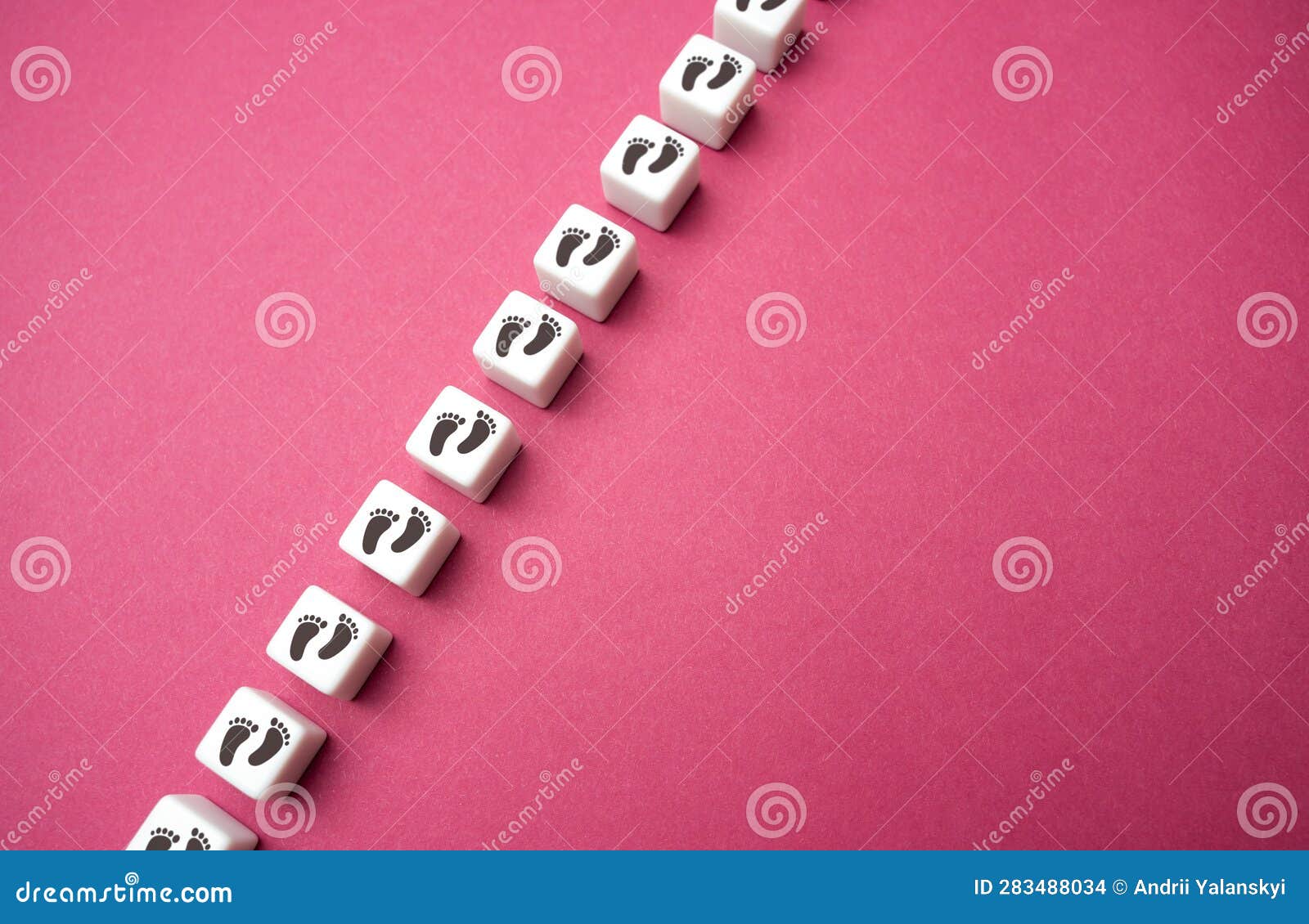 Go in One Direction. Each Step Brings Closer To Destination Stock Photo ...