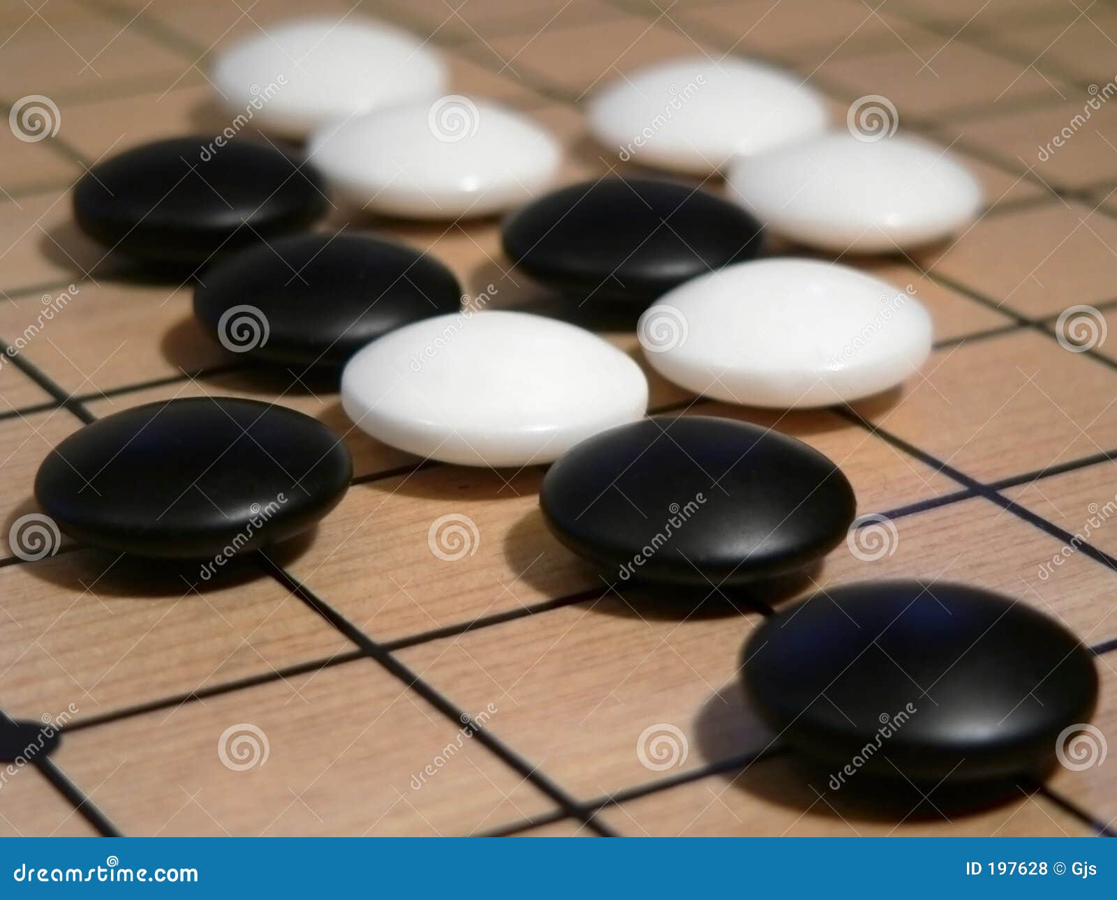 Go pieces closeup stock photo. Image of horizontal, play - 197628
